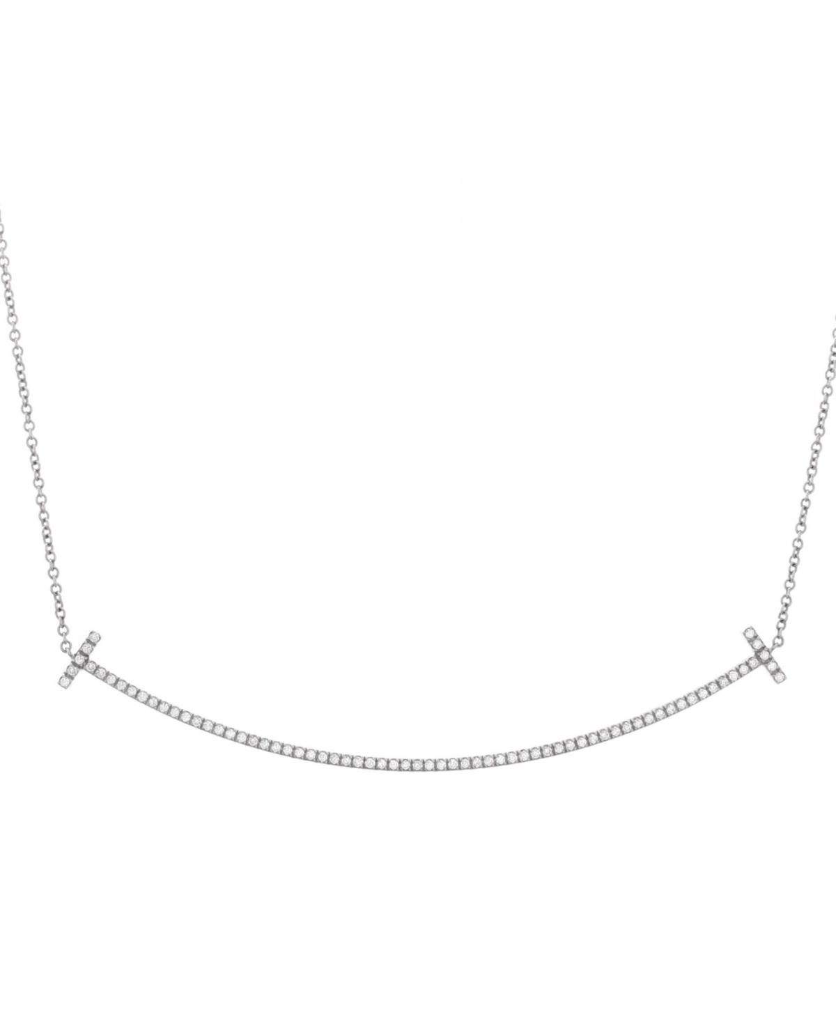 Click here for Pre-Owned Tiffany & Co T Smile Pendant Necklace -... prices