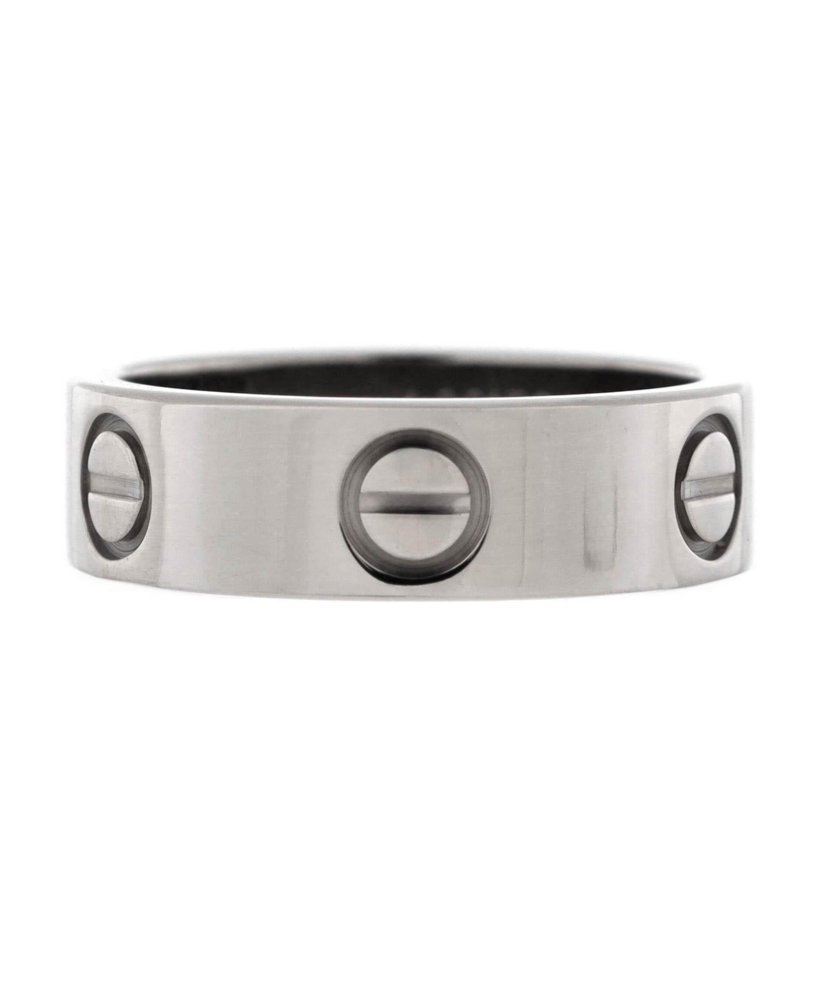 Click here for Pre-Owned Cartier Love Band Ring - 18k white gold prices