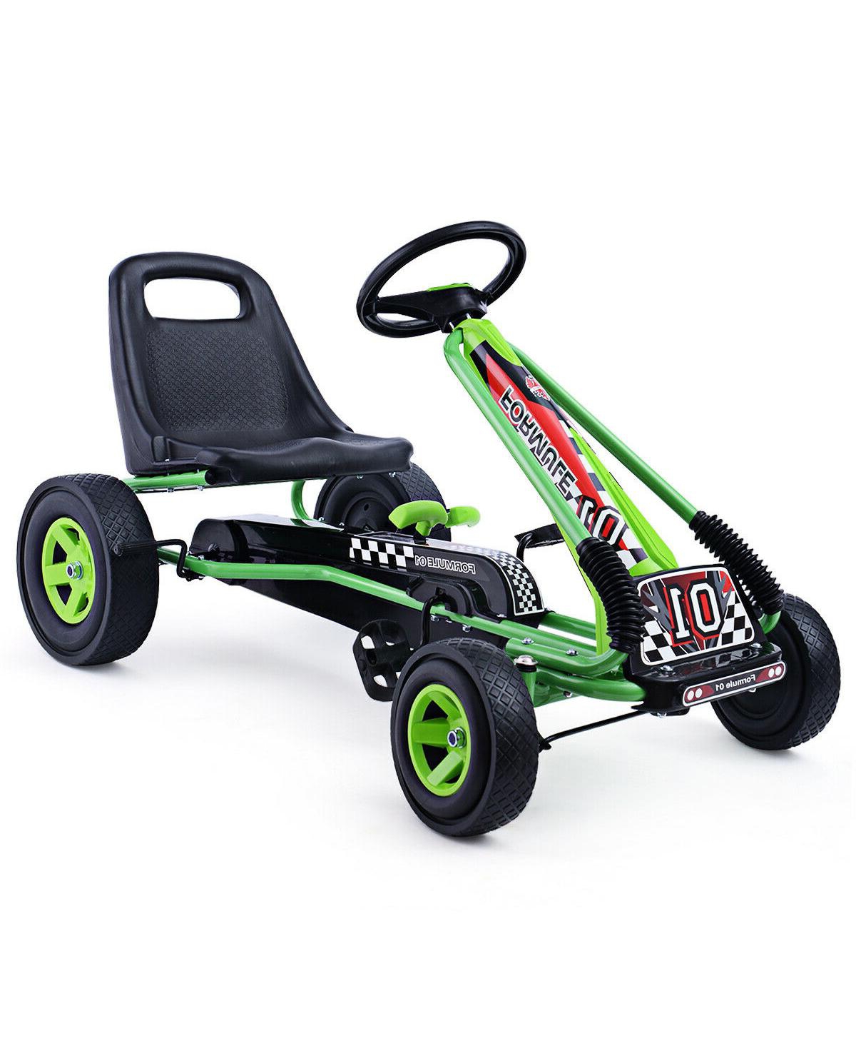 Click here for 4 Wheels Kids Ride On Pedal Powered Bike Go Kart R... prices