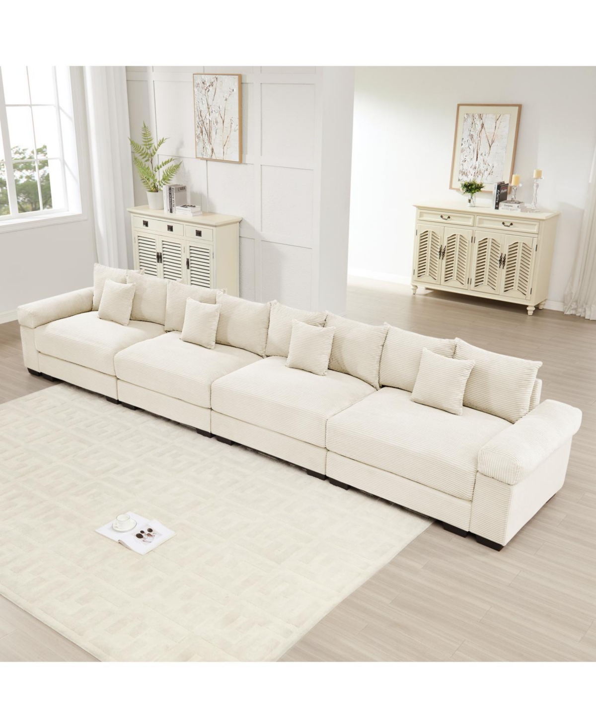 Click here for Streamdale Oversized Cloud Modular Sectional Couch... prices