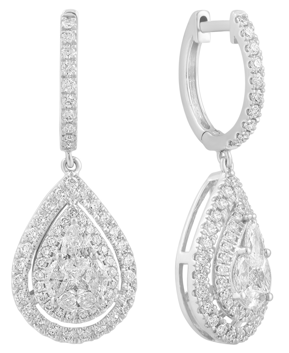 Click here for Effy Collection Diamond Drop Earrings (1-1/8 ct. t... prices