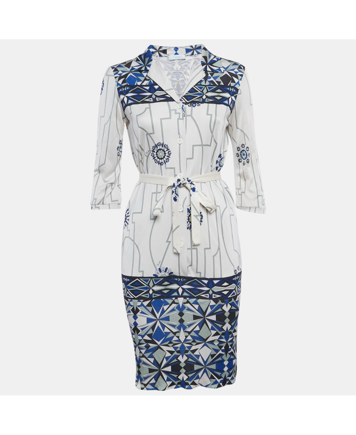 Click here for Pre-Owned Emilio Pucci Womens Firenze White Printe... prices