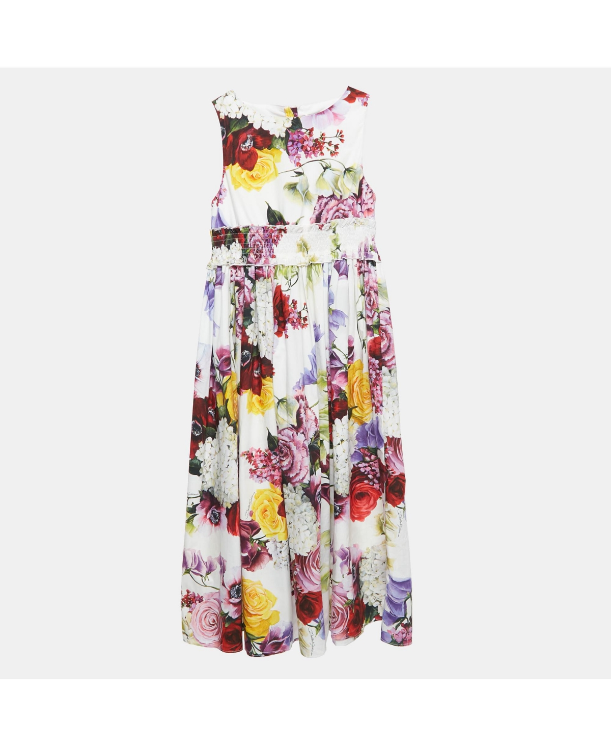 Click here for Pre-Owned Dolce & Gabbana Womens White Floral Prin... prices