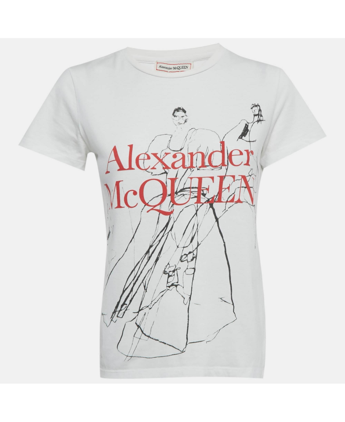 Click here for Pre-Owned Alexander Mcqueen Womens Printed Jersey... prices