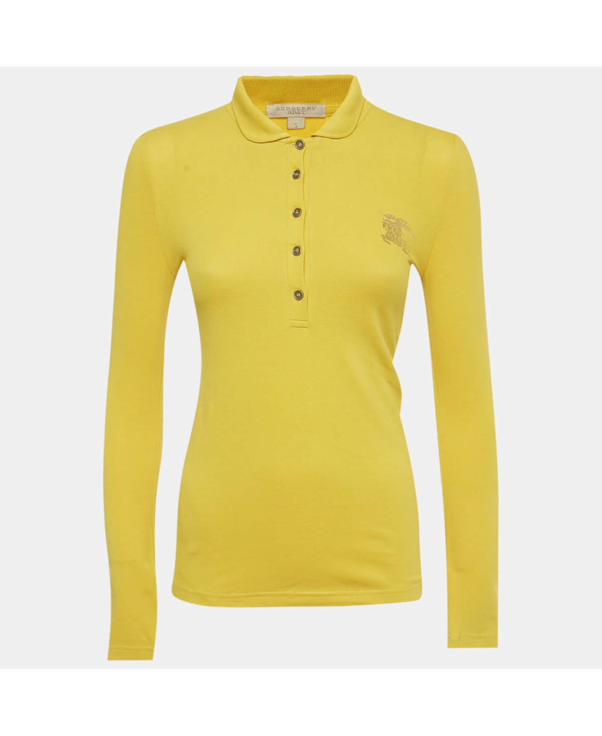 Click here for Pre-Owned Burberry Womens Brit Logo Foil Print Cot... prices