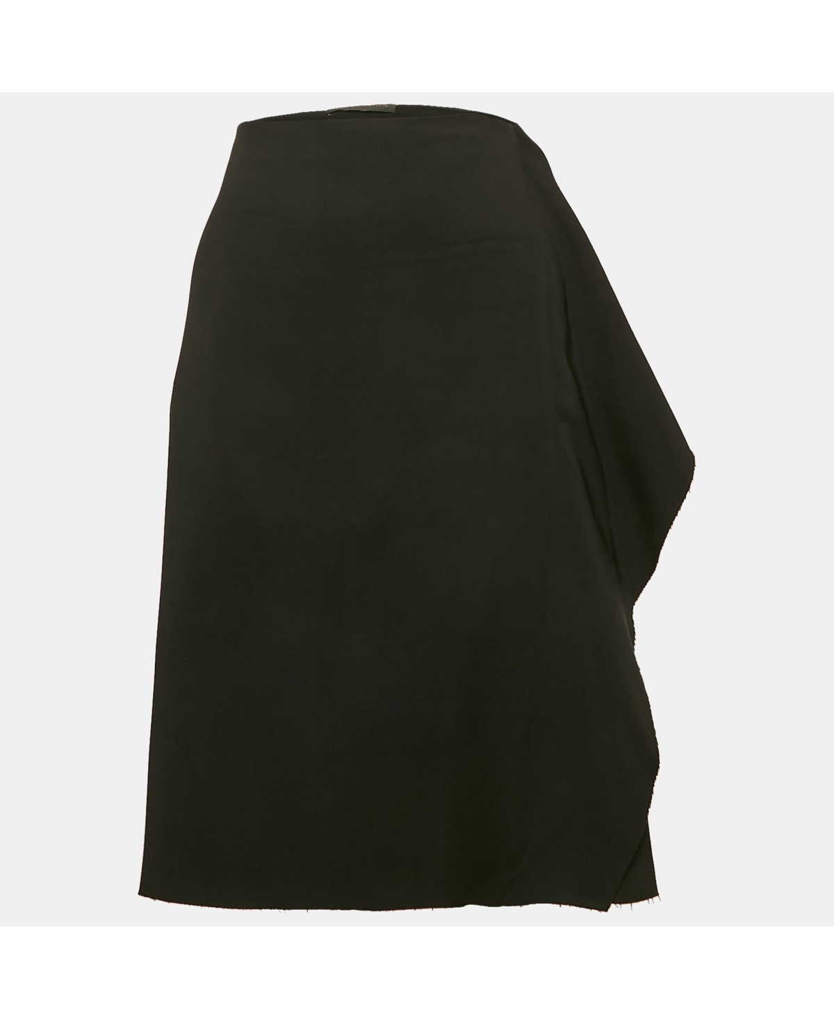 Click here for Pre-Owned Versace Womens Black Sateen Drape Detail... prices