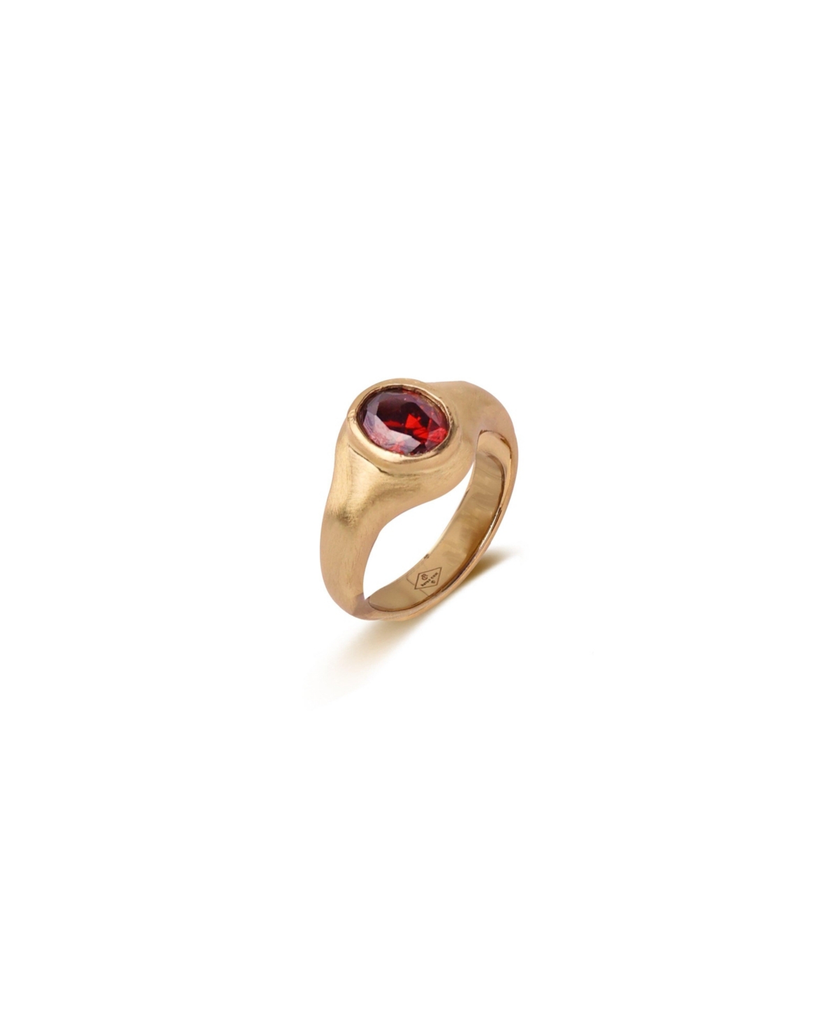 Click here for Retro Chic Red Fig Ring - Red  gold prices