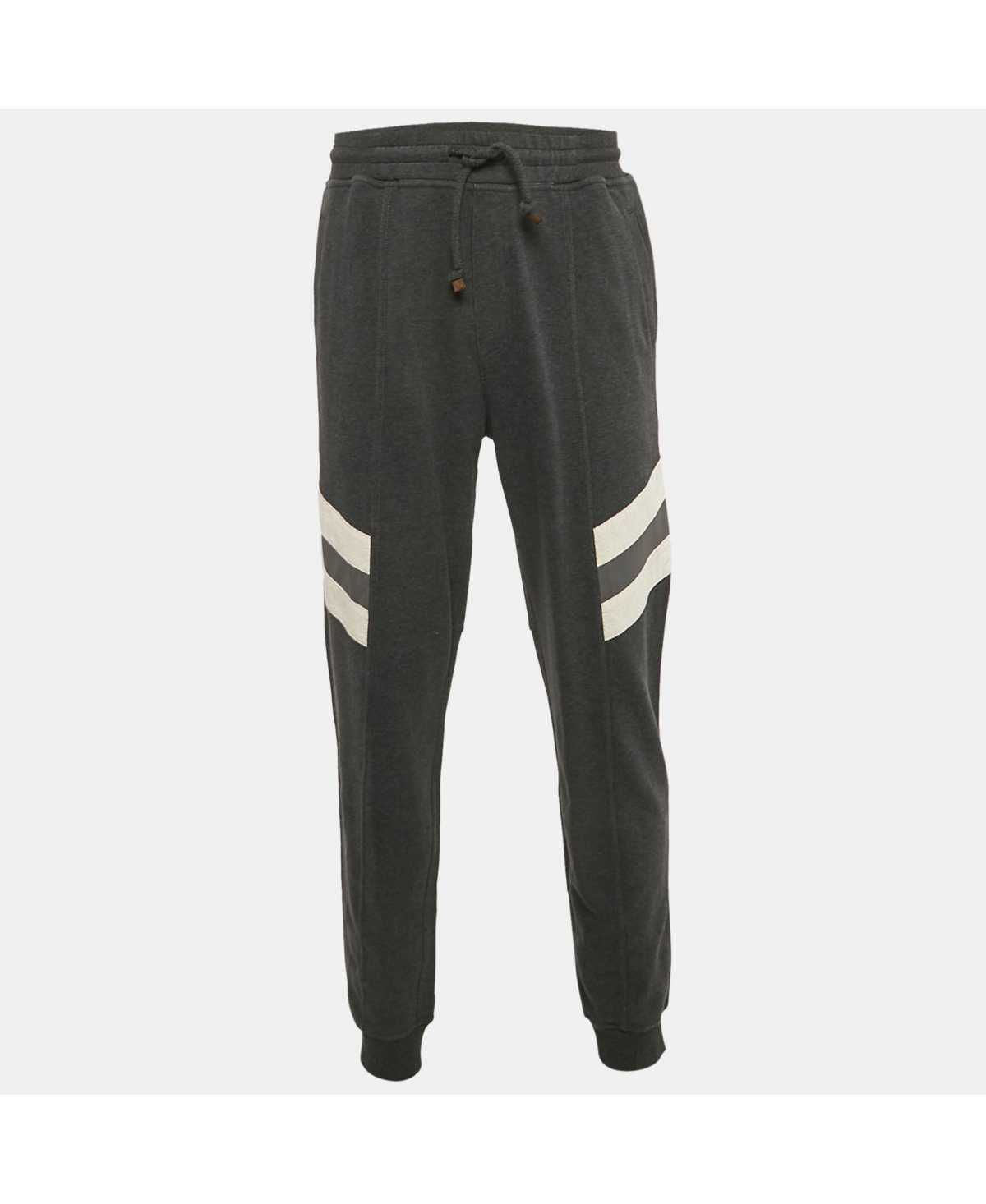 Click here for Pre-Owned Brunello Cucinelli Mens Grey Contrast Tr... prices