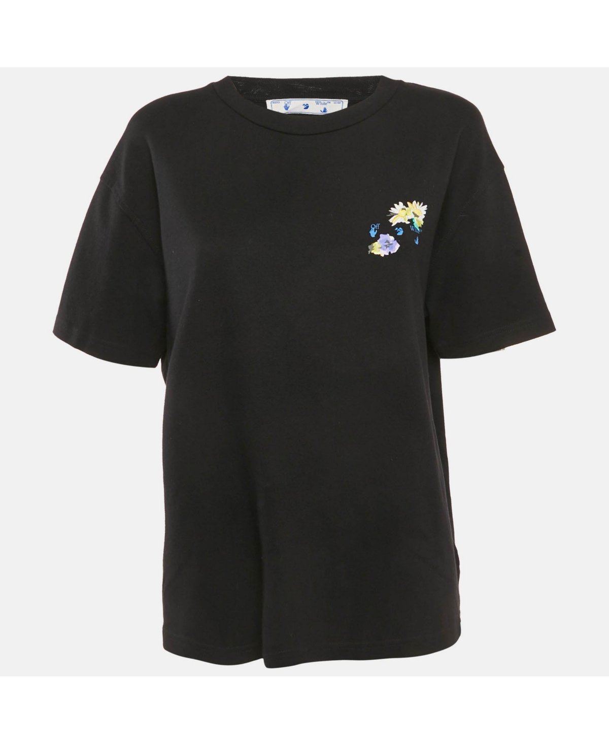 Click here for Pre-Owned Off-White Womens Logo Print Cotton Crew... prices