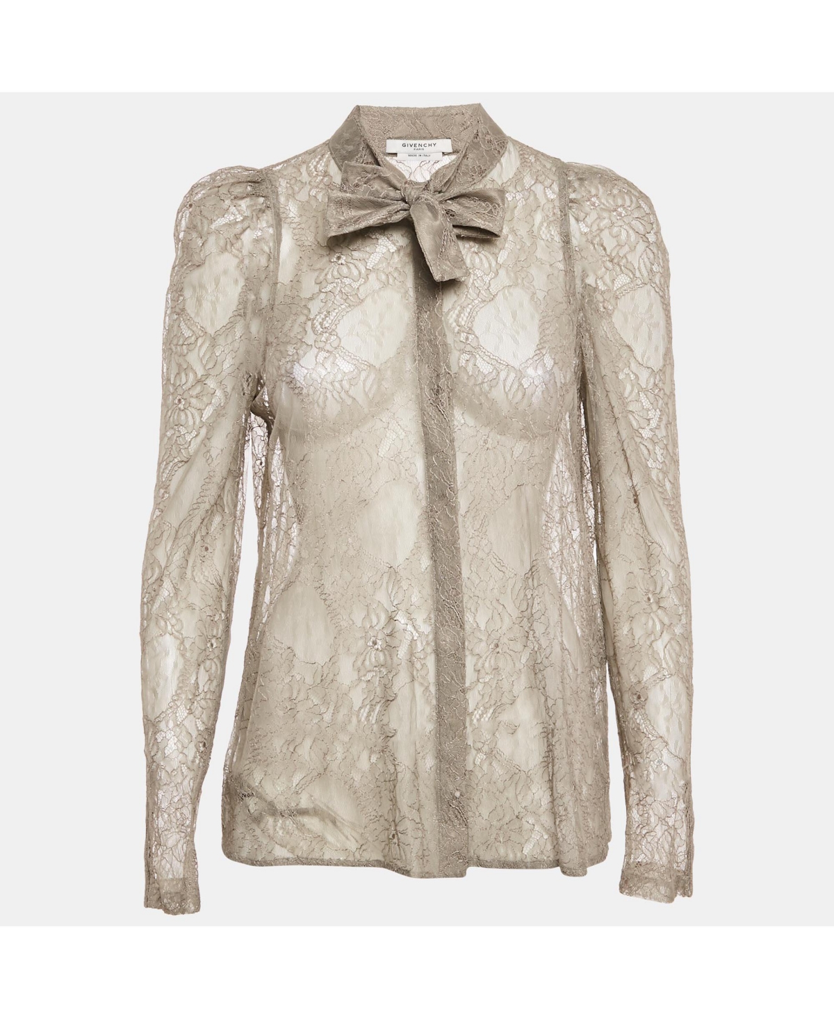 Click here for Pre-Owned Givenchy Womens Floral Lace Sheer Shirt prices