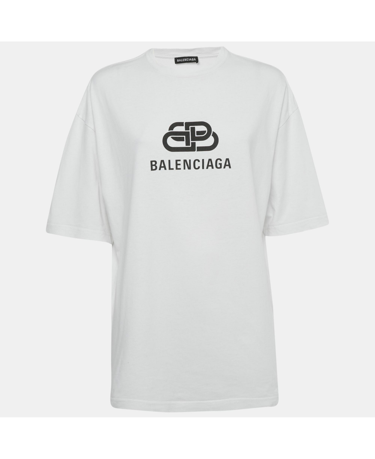Click here for Pre-Owned Balenciaga Womens Logo Print Jersey Crew... prices