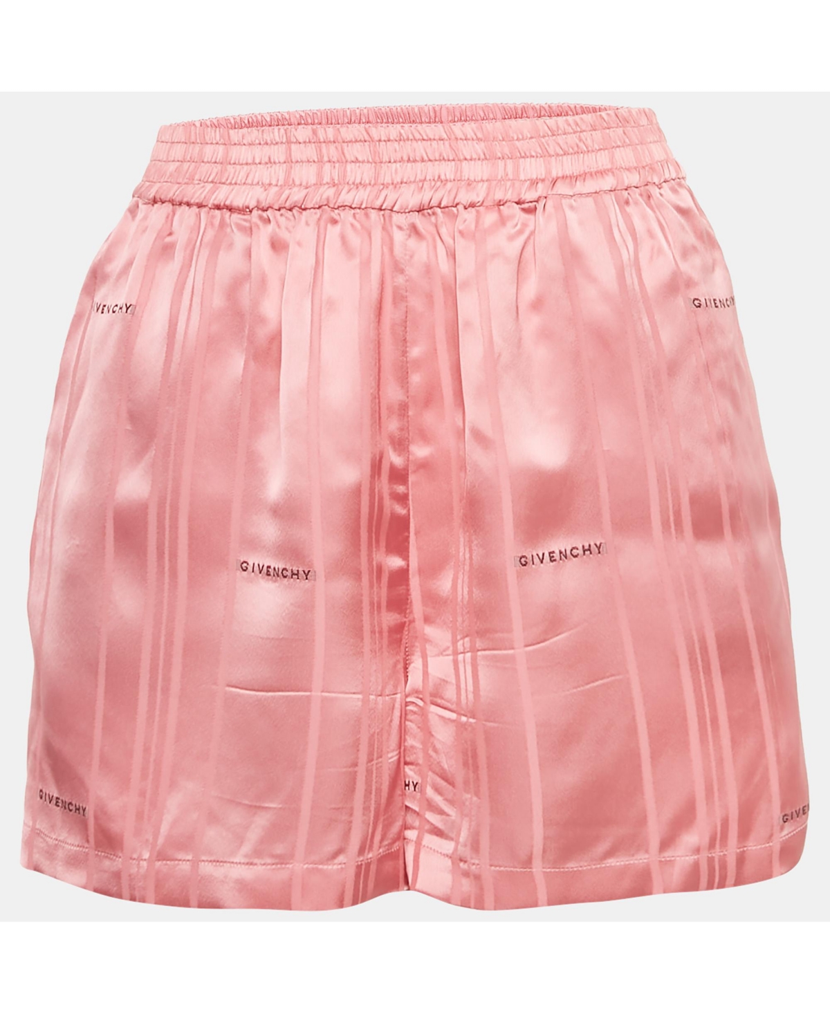 Click here for Pre-Owned Givenchy Womens Pink Logo Patterned Sati... prices