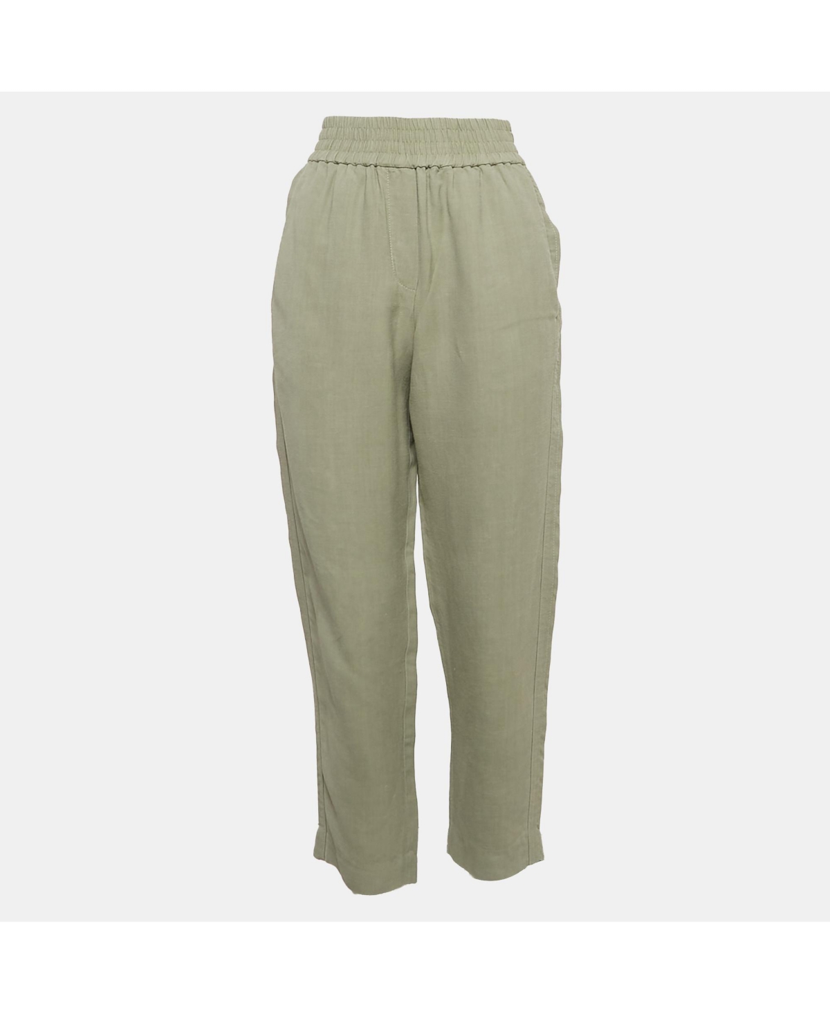 Click here for Pre-Owned Brunello Cucinelli Womens Grey Linen Ble... prices