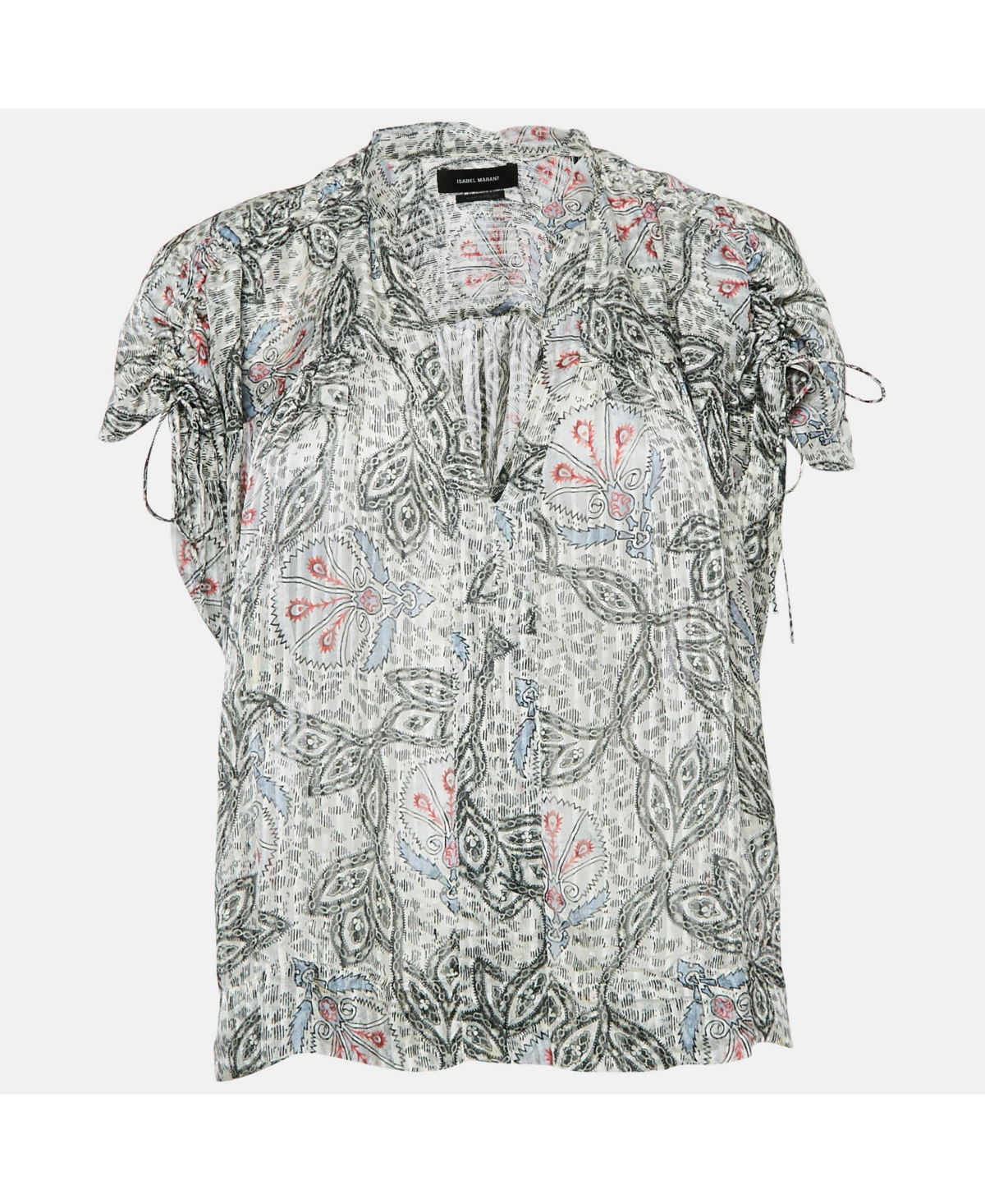 Click here for Pre-Owned Isabel Marant Womens Printed Silk Blouse prices