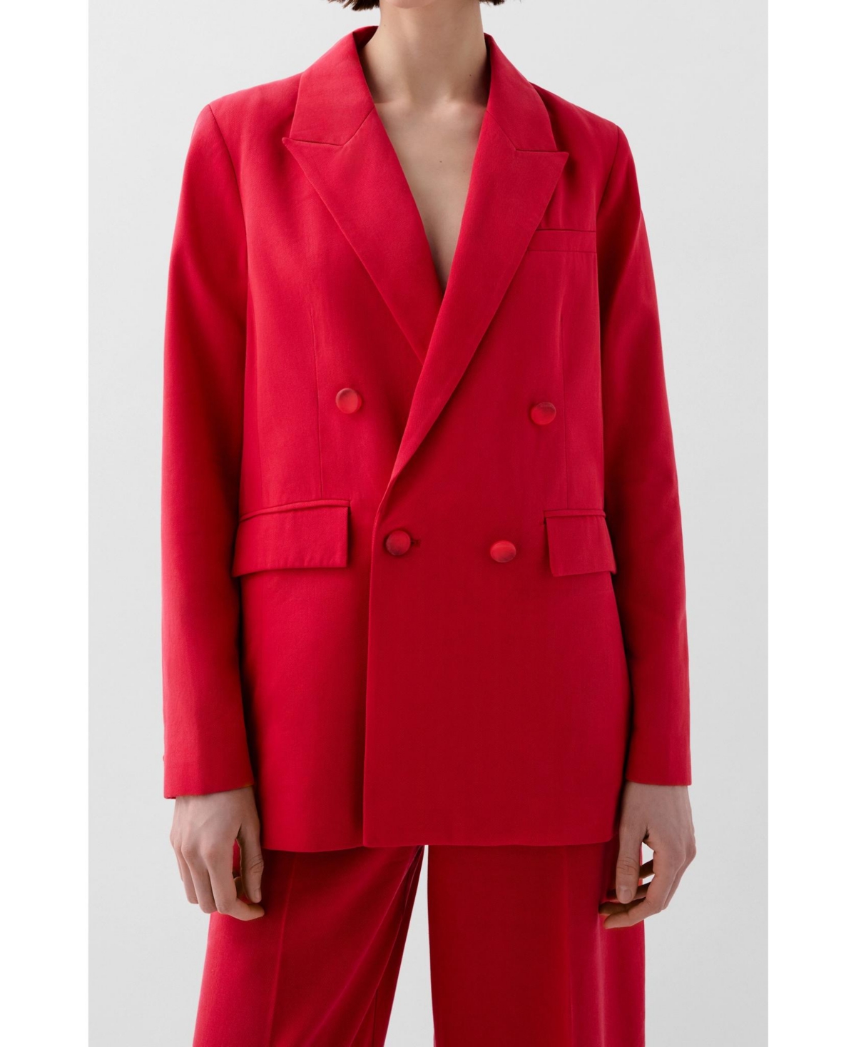 Click here for Scalpers Womens Red Blazer - Red prices