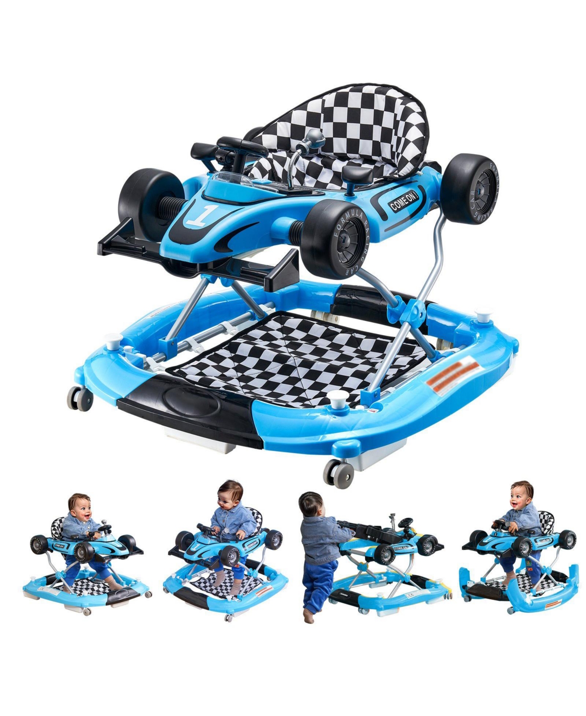 Click here for Slickblue Kids 4-in-1 Foldable Walker Activity Cen... prices