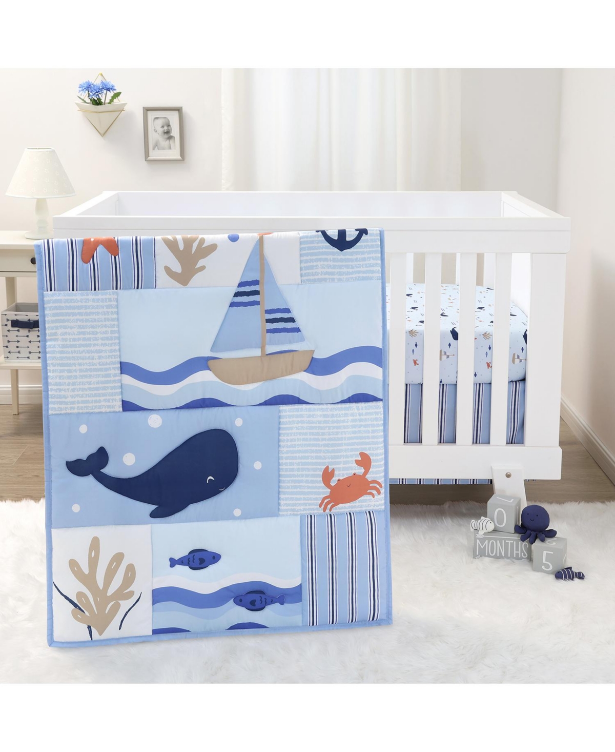 Click here for The Peanutshell Crib Bedding Set for Baby Boys  Na... prices