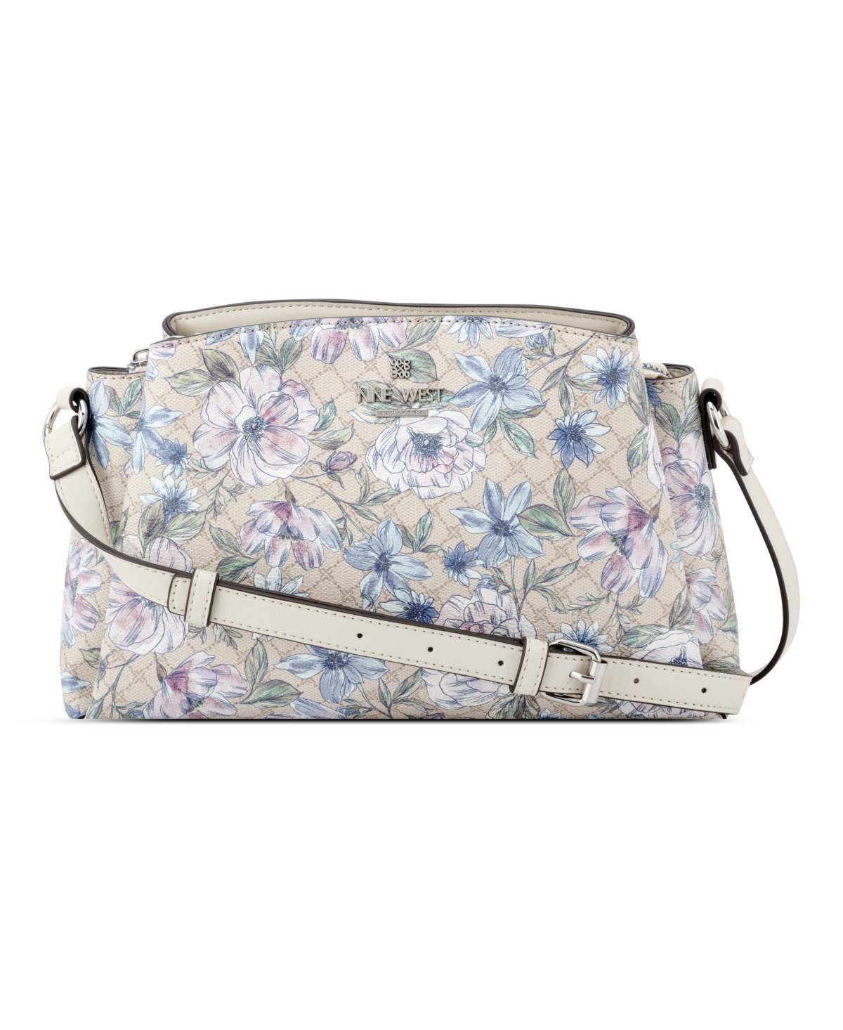 Click here for Nine West Womens Luela Crossbody Bag - Floral Logo... prices