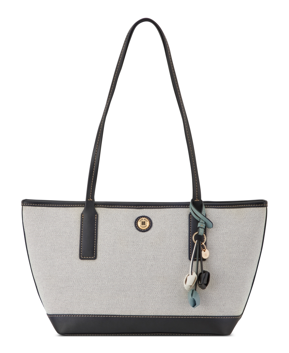 Click here for Nine West Womens Talley Shopper Bag - Natural Blac... prices