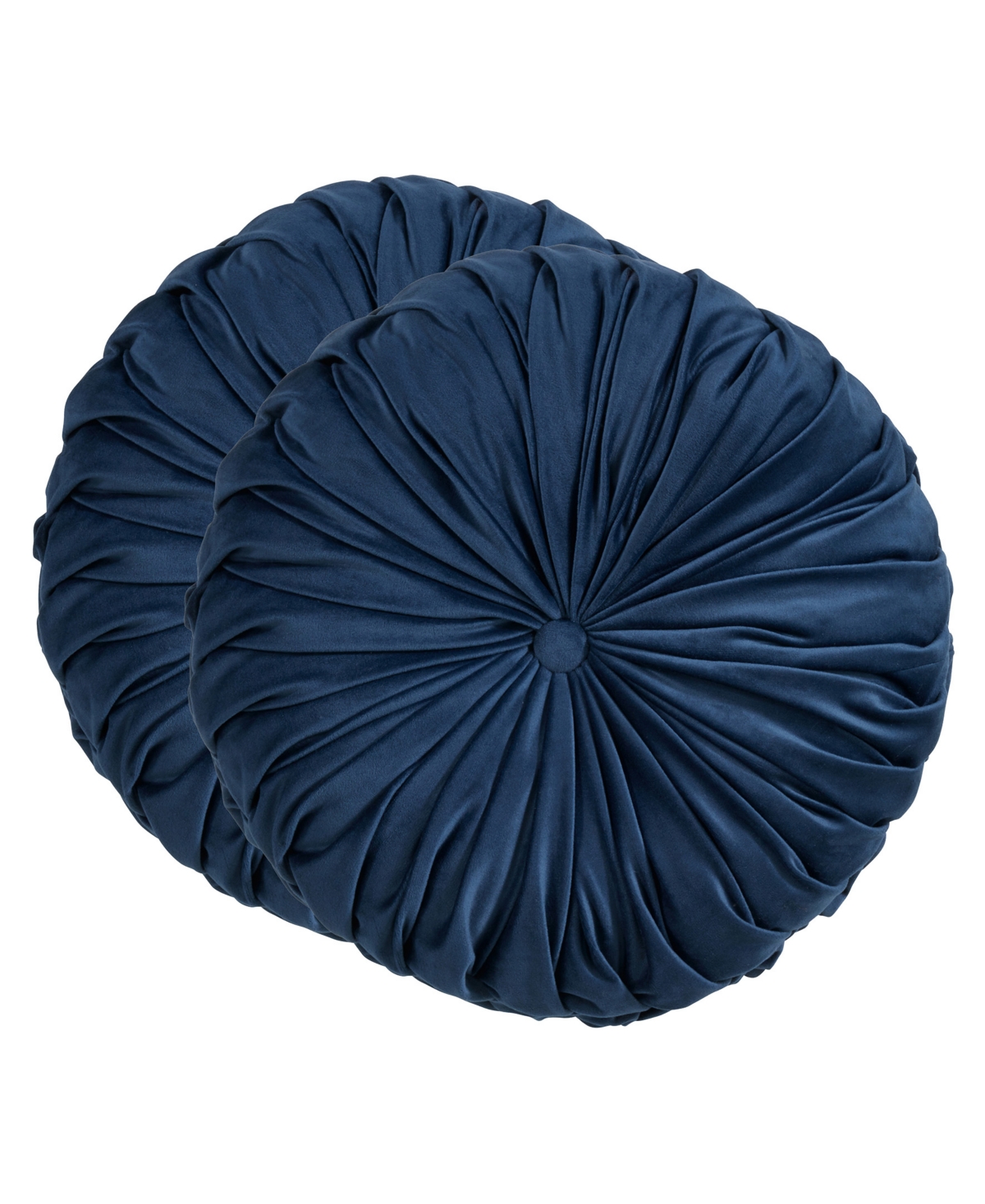 Click here for Saro Lifestyle Round Velvet Pintucked Poly Filled... prices