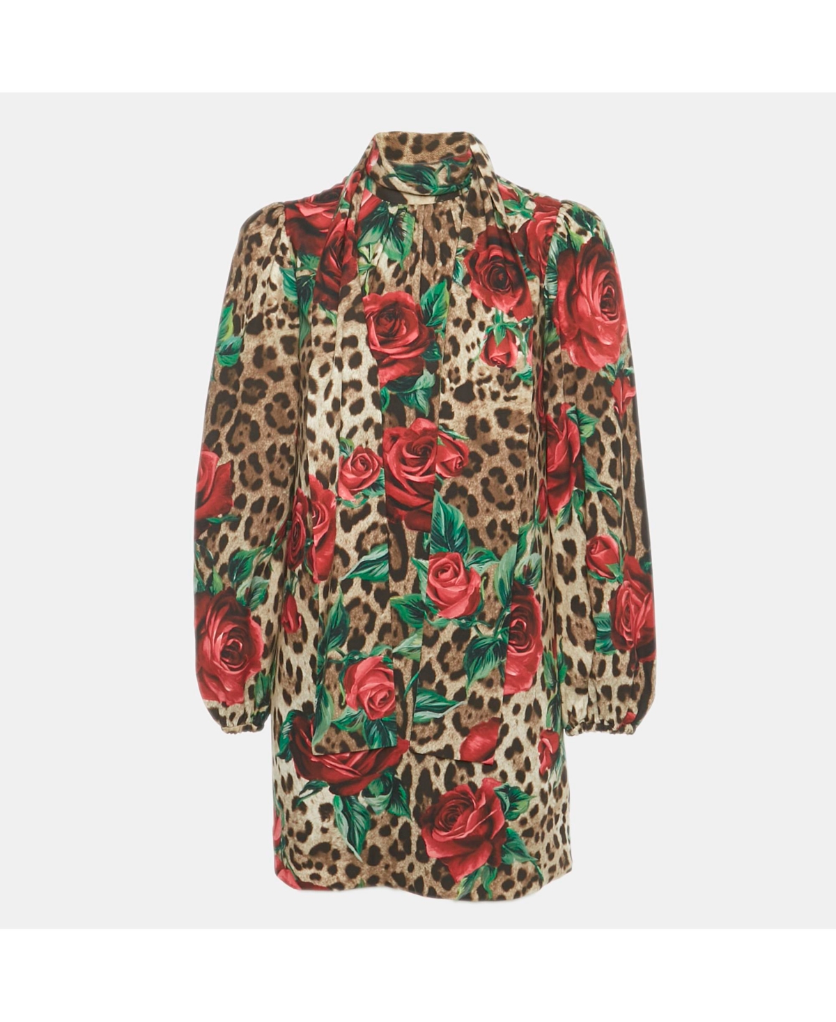 Click here for Pre-Owned Dolce & Gabbana Womens Brown Leopard & R... prices