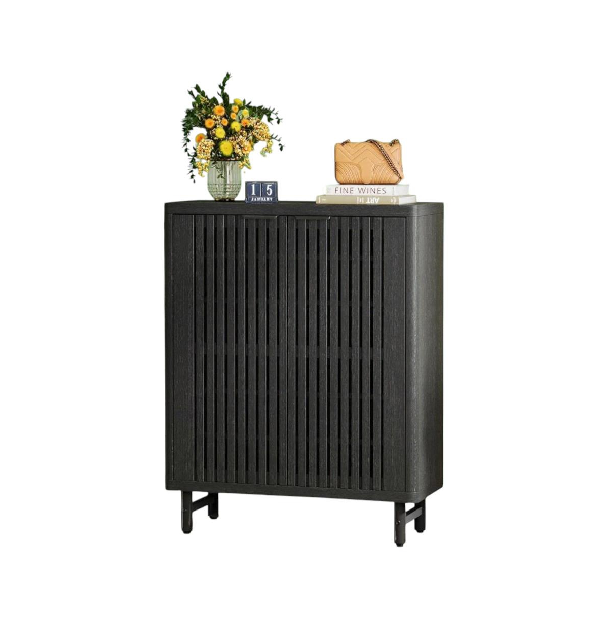 Click here for Slickblue Narrow Hallway Shoe Cabinet with Wooden... prices