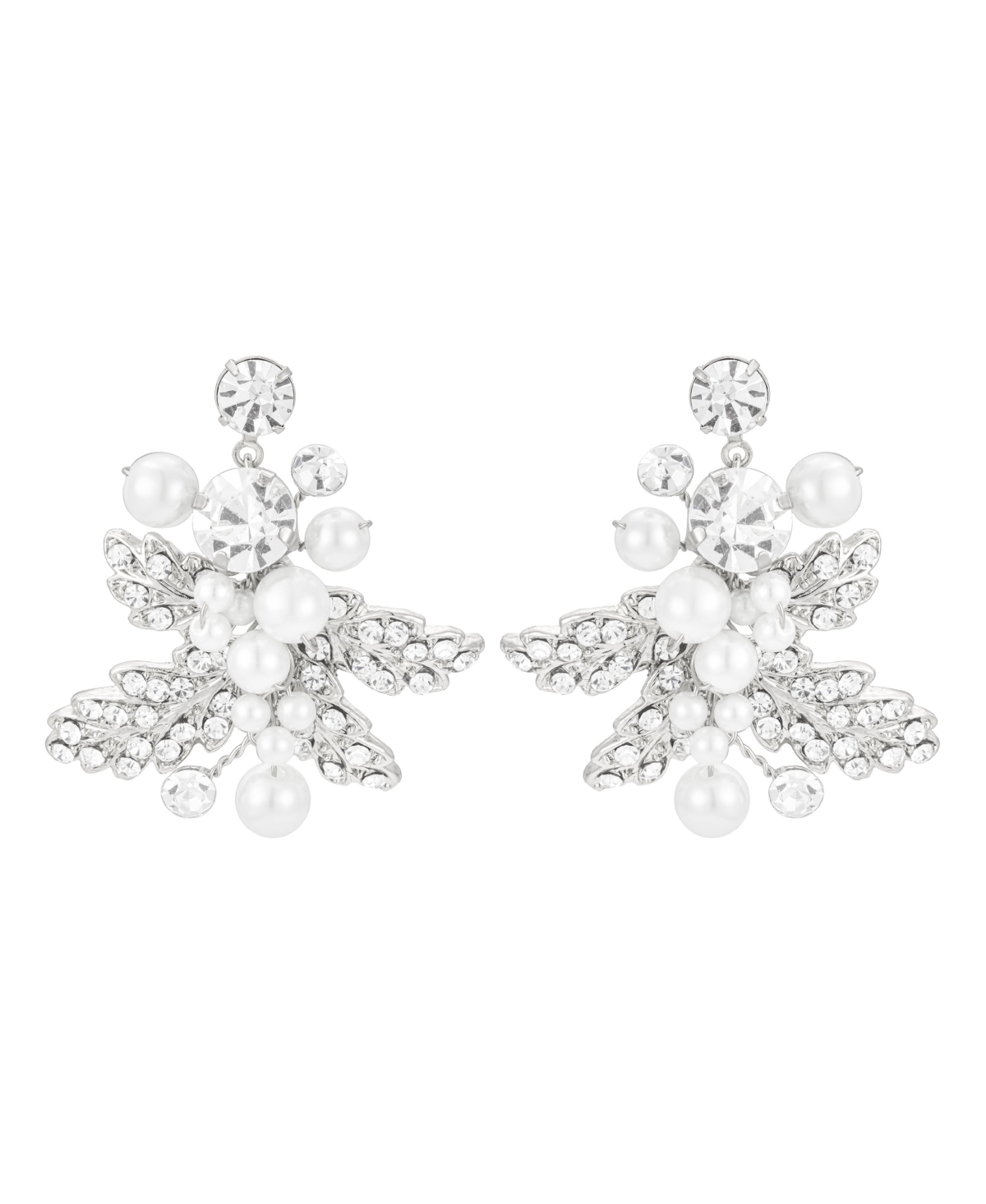 Click here for Untamed Petals Gwen Crystal Earrings - Silver prices