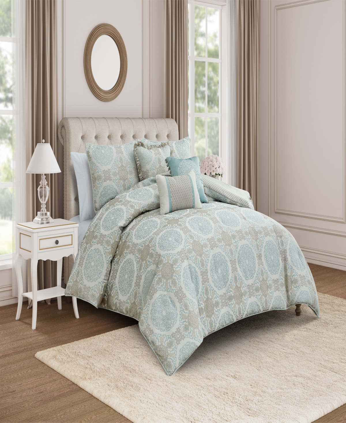 Click here for Waterford Jonet Soft 3-Pc. Comforter Set  King - C... prices