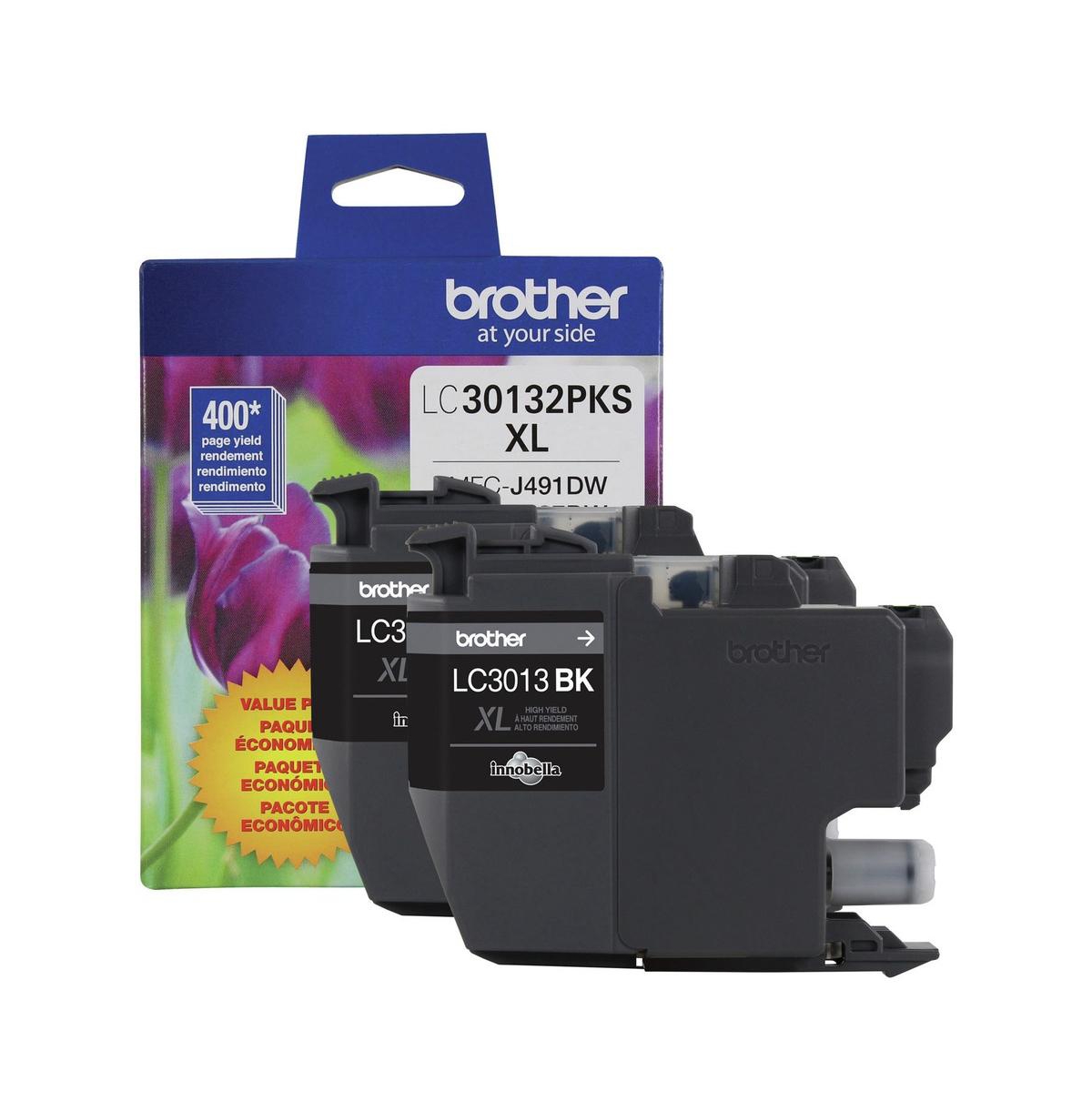Brother LC30132PKS High YIeld Ink Cartridge - Dual Pack - Black