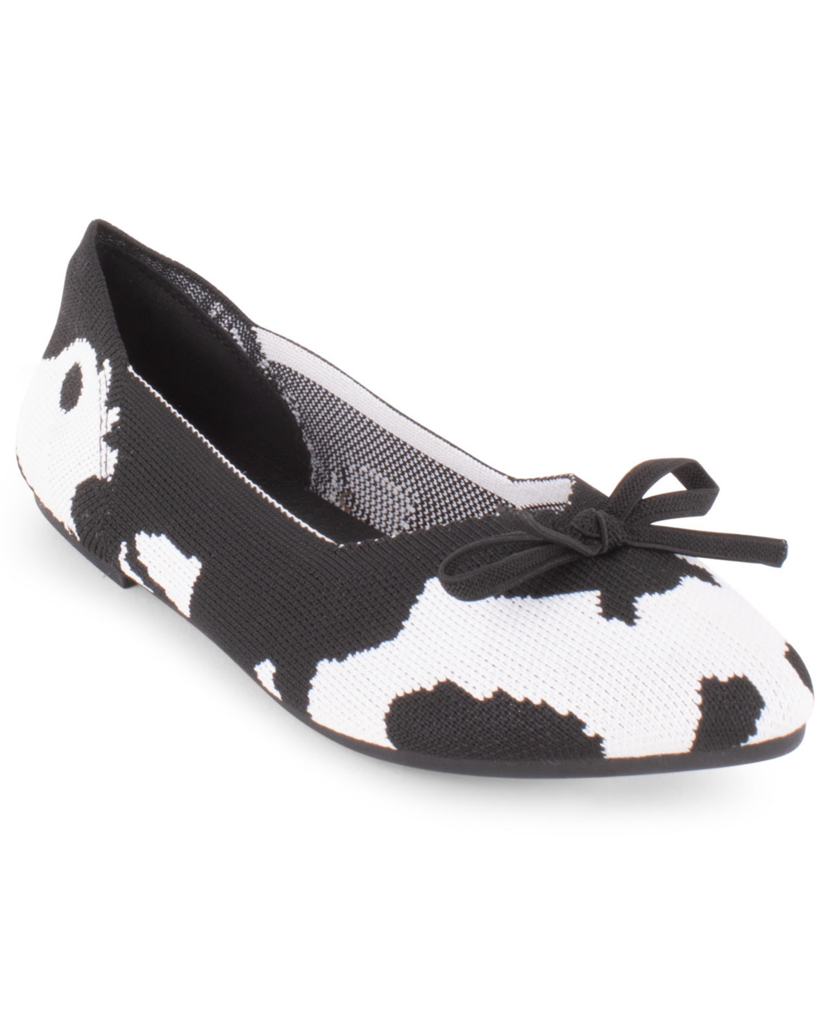 Click here for Tahari Womens Tortuga Knit Slip-On Flats - Black P... prices