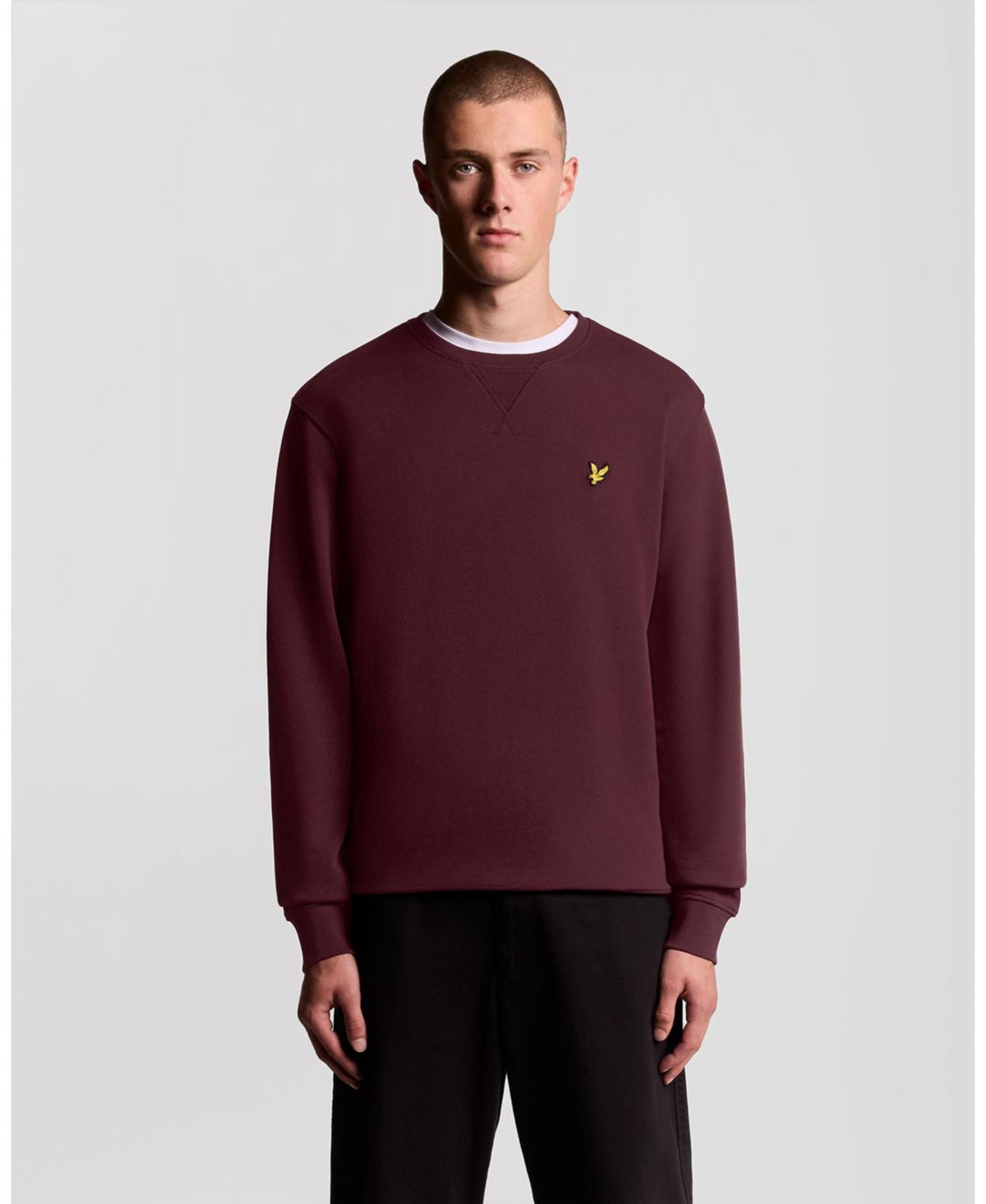 Click here for Lyle & Scott Mens Crew Neck Sweatshirts - Burgundy prices