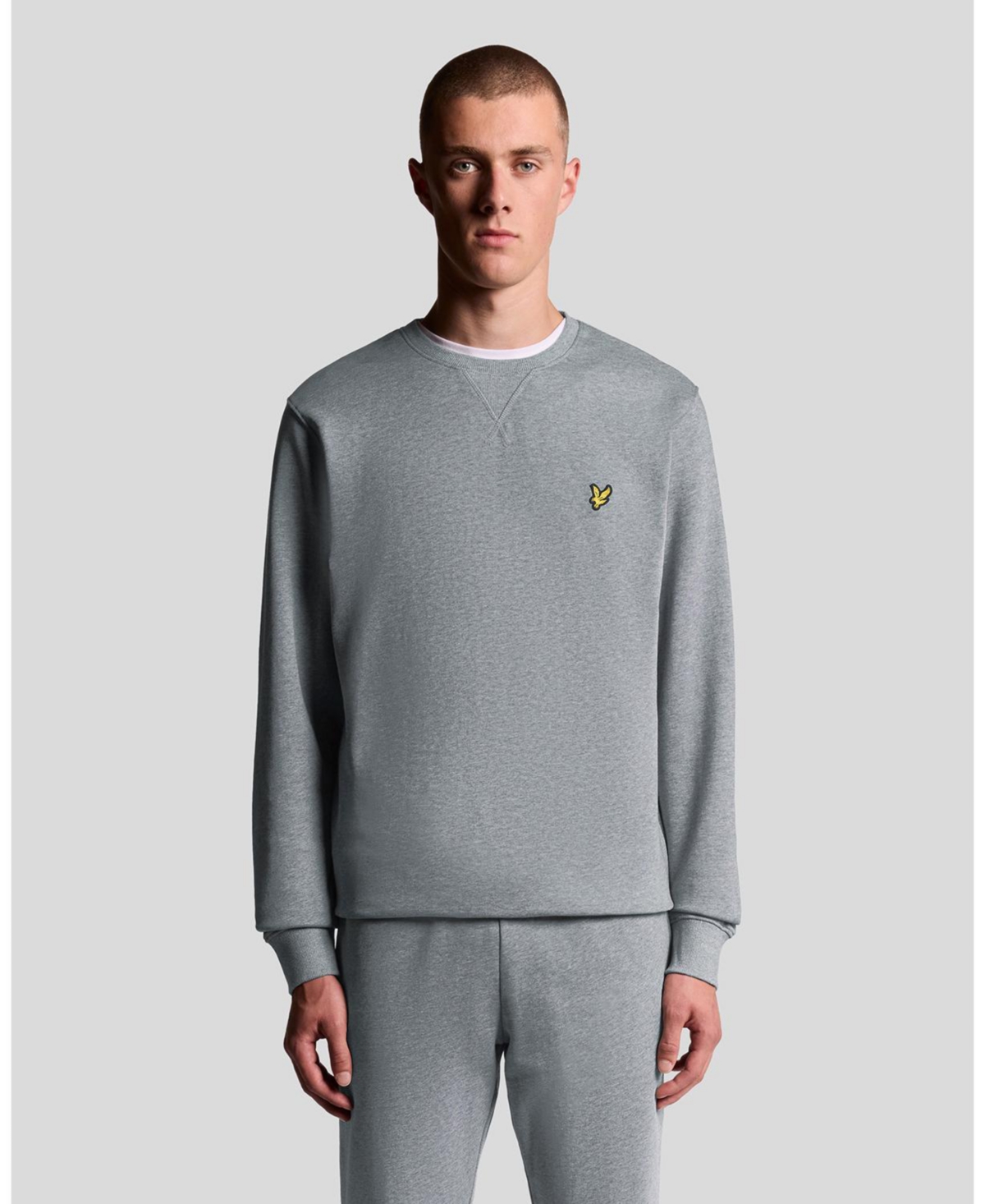 Click here for Lyle & Scott Mens Crew Neck Sweatshirts - Mid grey... prices