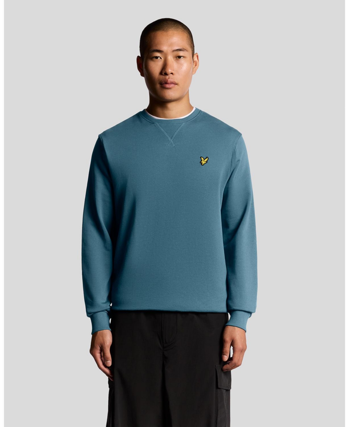 Click here for Lyle & Scott Mens Crew Neck Sweatshirts - Deep wat... prices