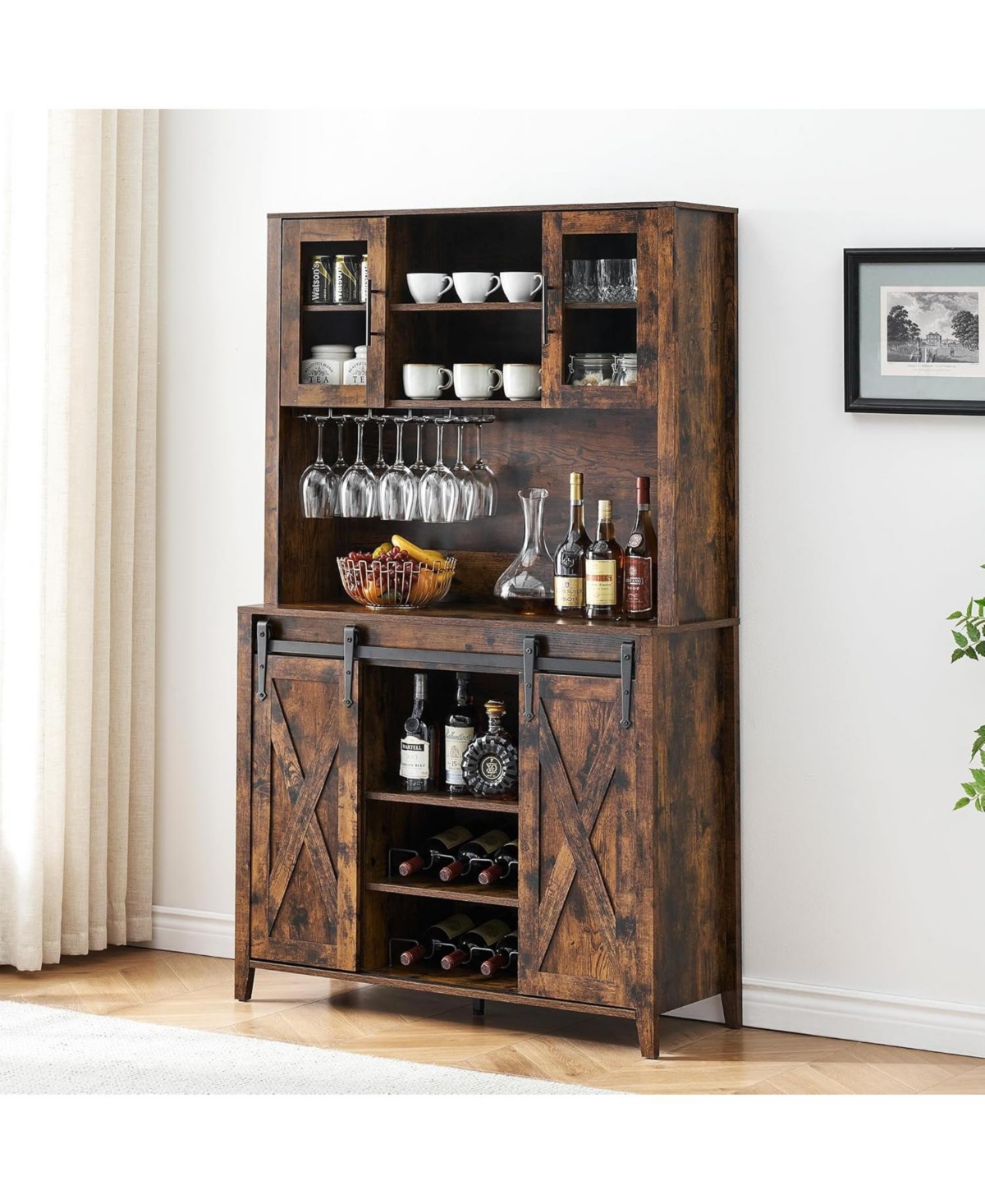 Click here for gaomon 70" Kitchen Pantry Cabinet with Slidin... prices