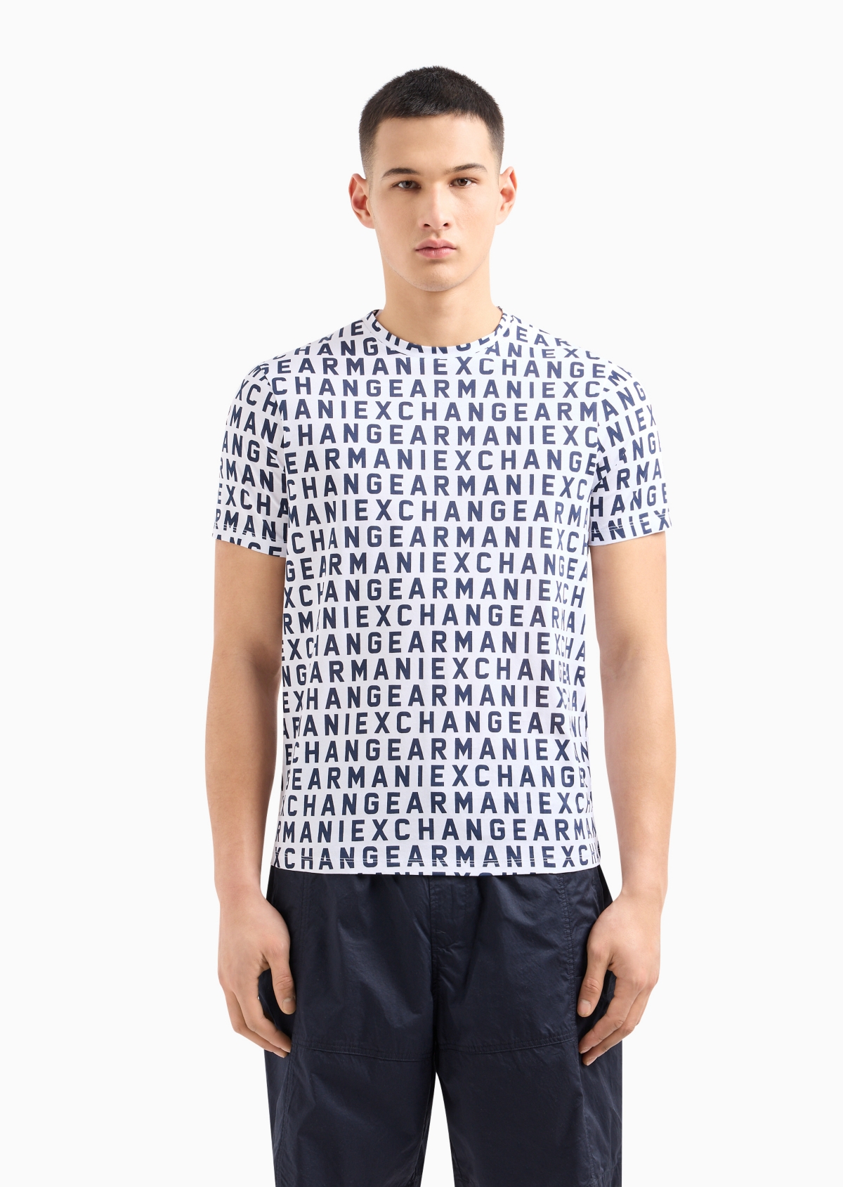 Click here for A|X Armani Exchange Mens Regular-Fit Logo Graphic... prices