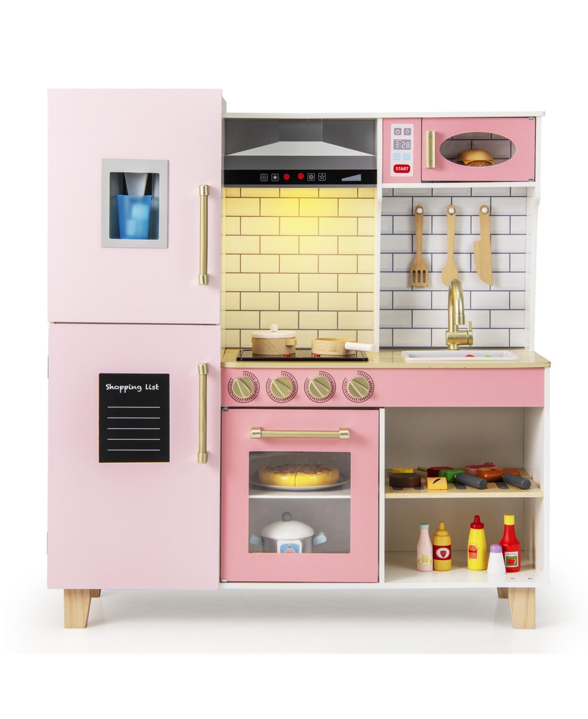 Click here for Skonyon Wooden Pretend Play Kitchen With Ice Maker... prices