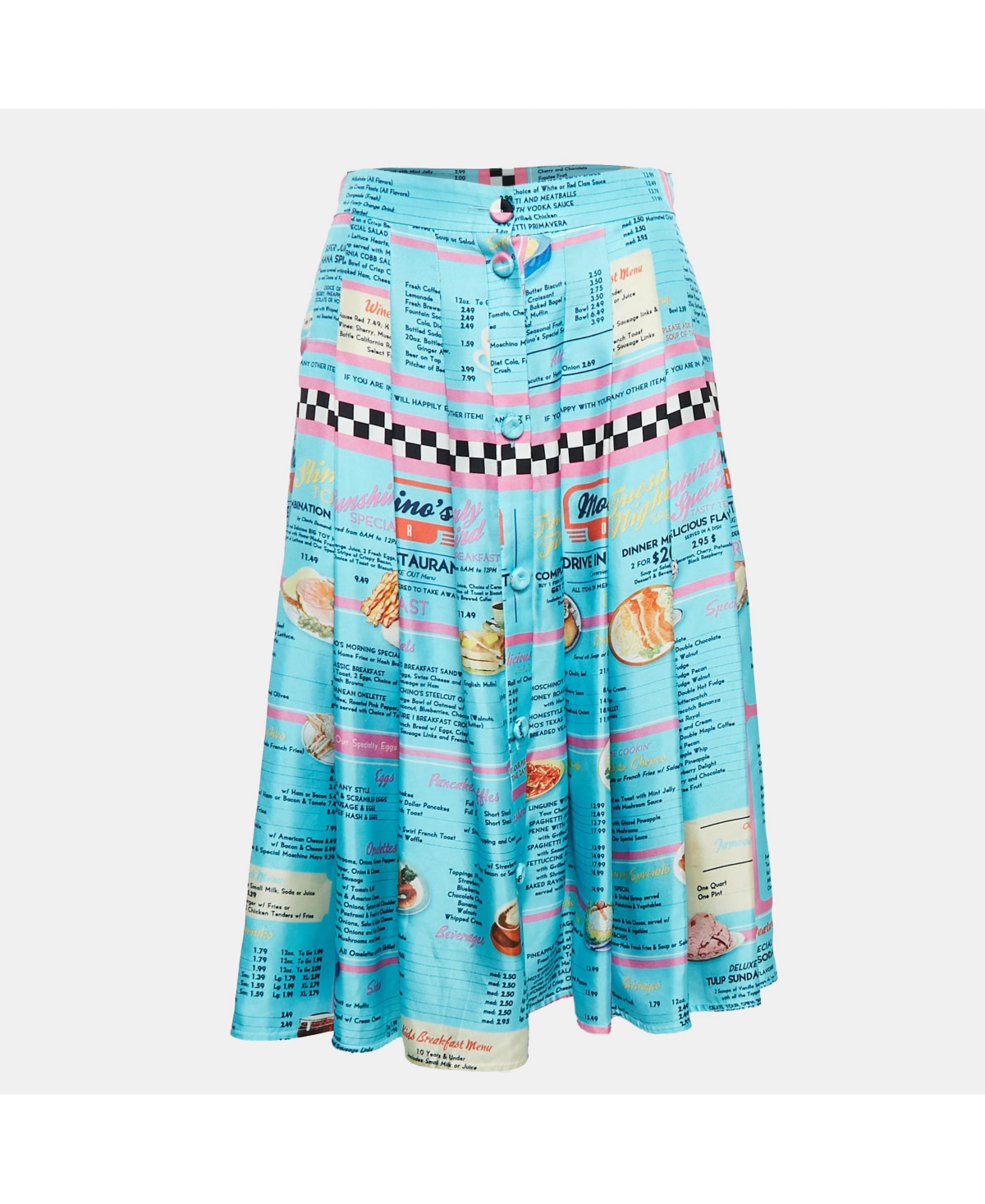 Click here for Pre-Owned Moschino Womens Couture Blue Drive In Me... prices