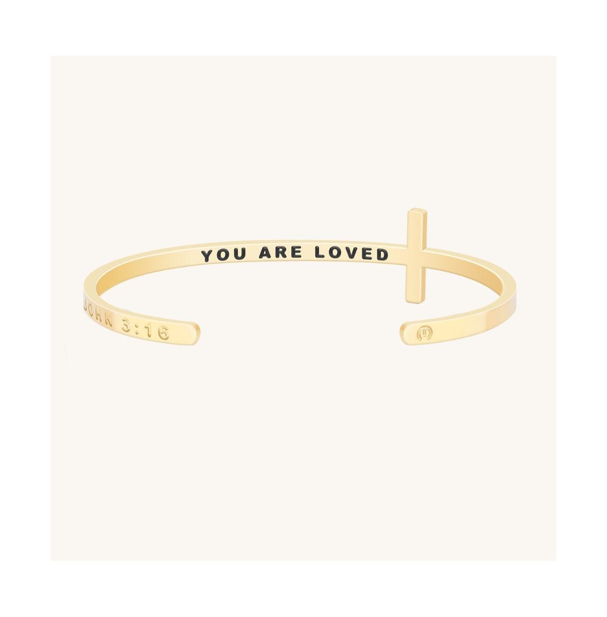 Click here for Mantra The Cross Bracelet Yellow Gold / John 3:16... prices