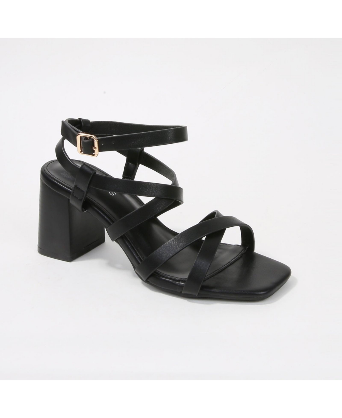 Click here for Berness Womens Roberta Strappy Block Heel Sandals... prices
