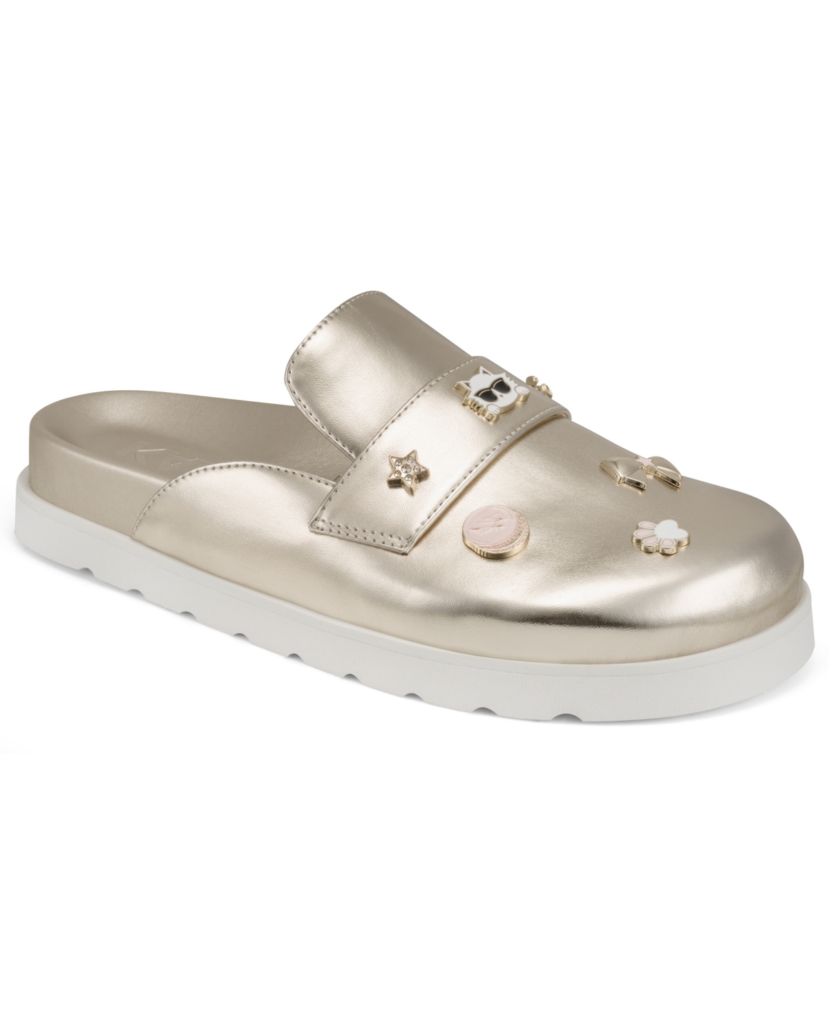 Click here for Karl Lagerfeld Paris Womens Islay Macaron Flat Mul... prices