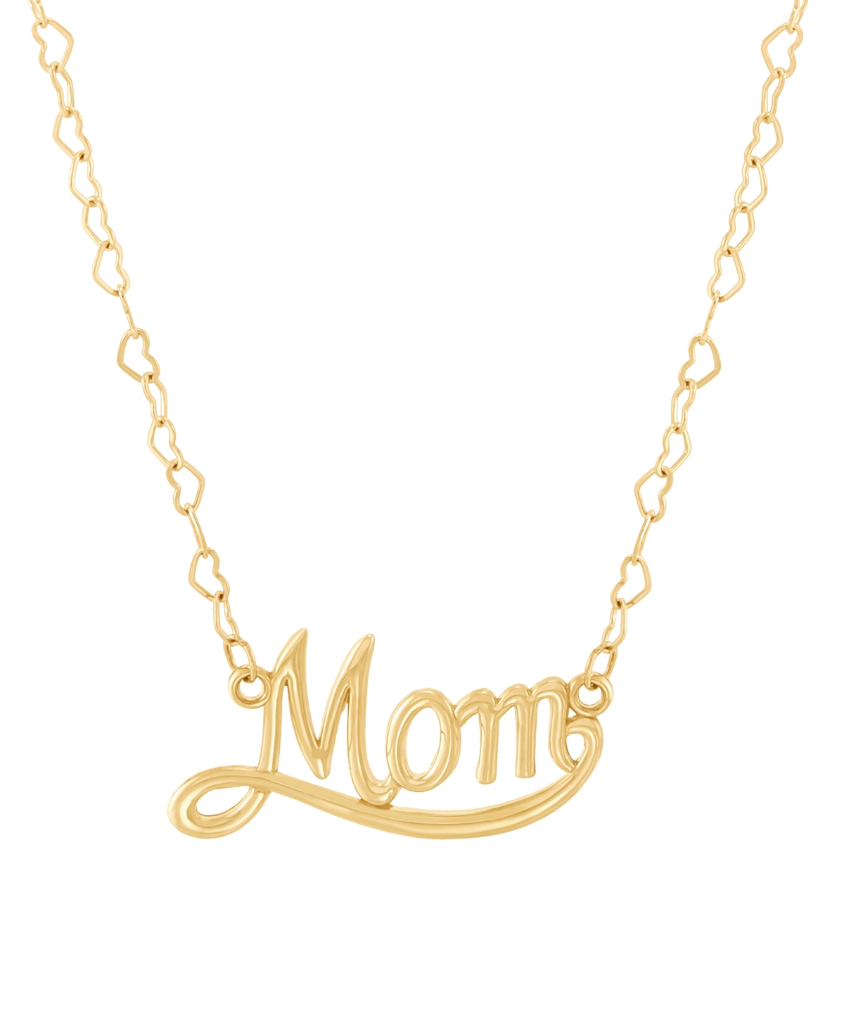 Click here for Macys Mom Pendant Necklace in 10k Yellow Gold - Go... prices