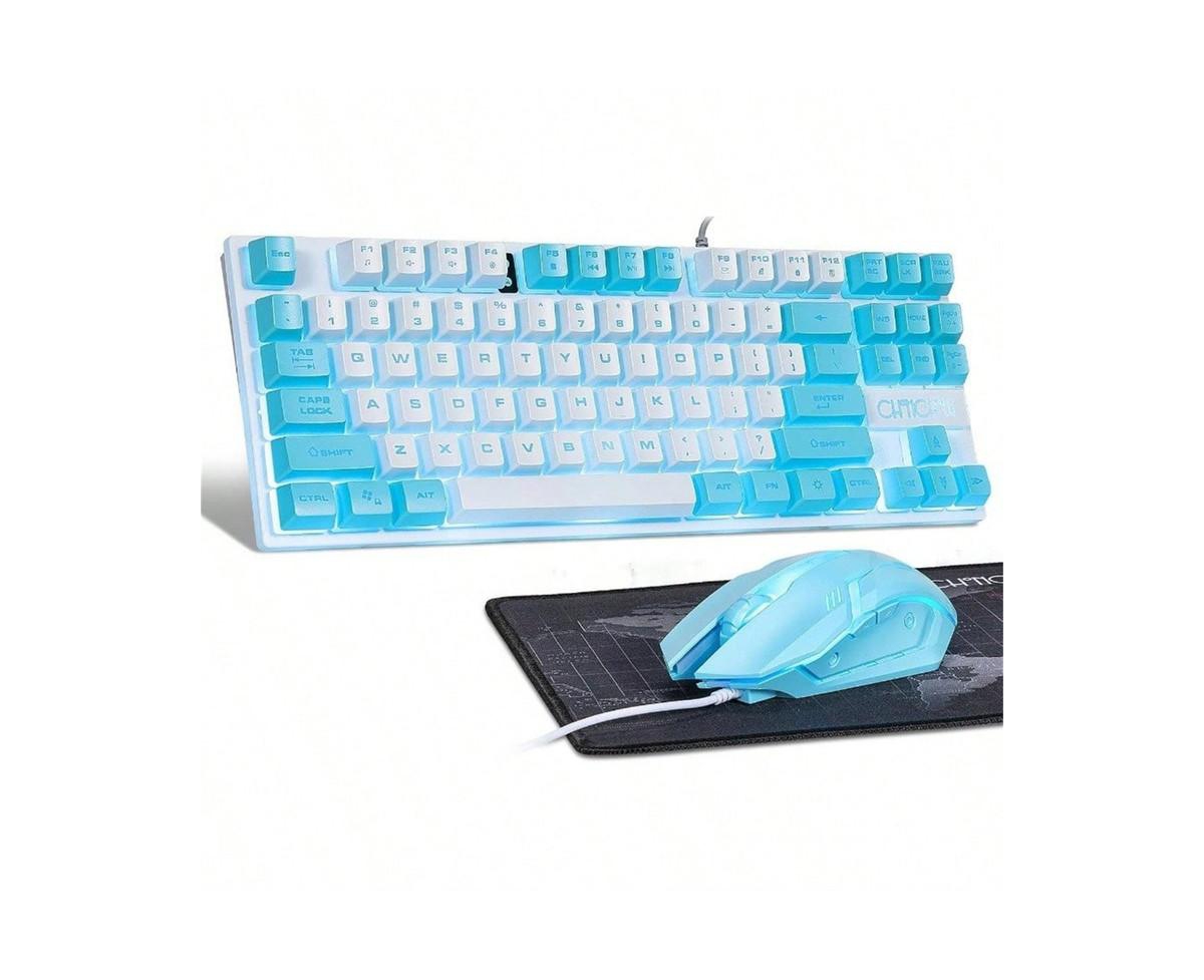 Click here for risokeys 87 Keys Tkl Gaming Keyboard And Mouse Com... prices