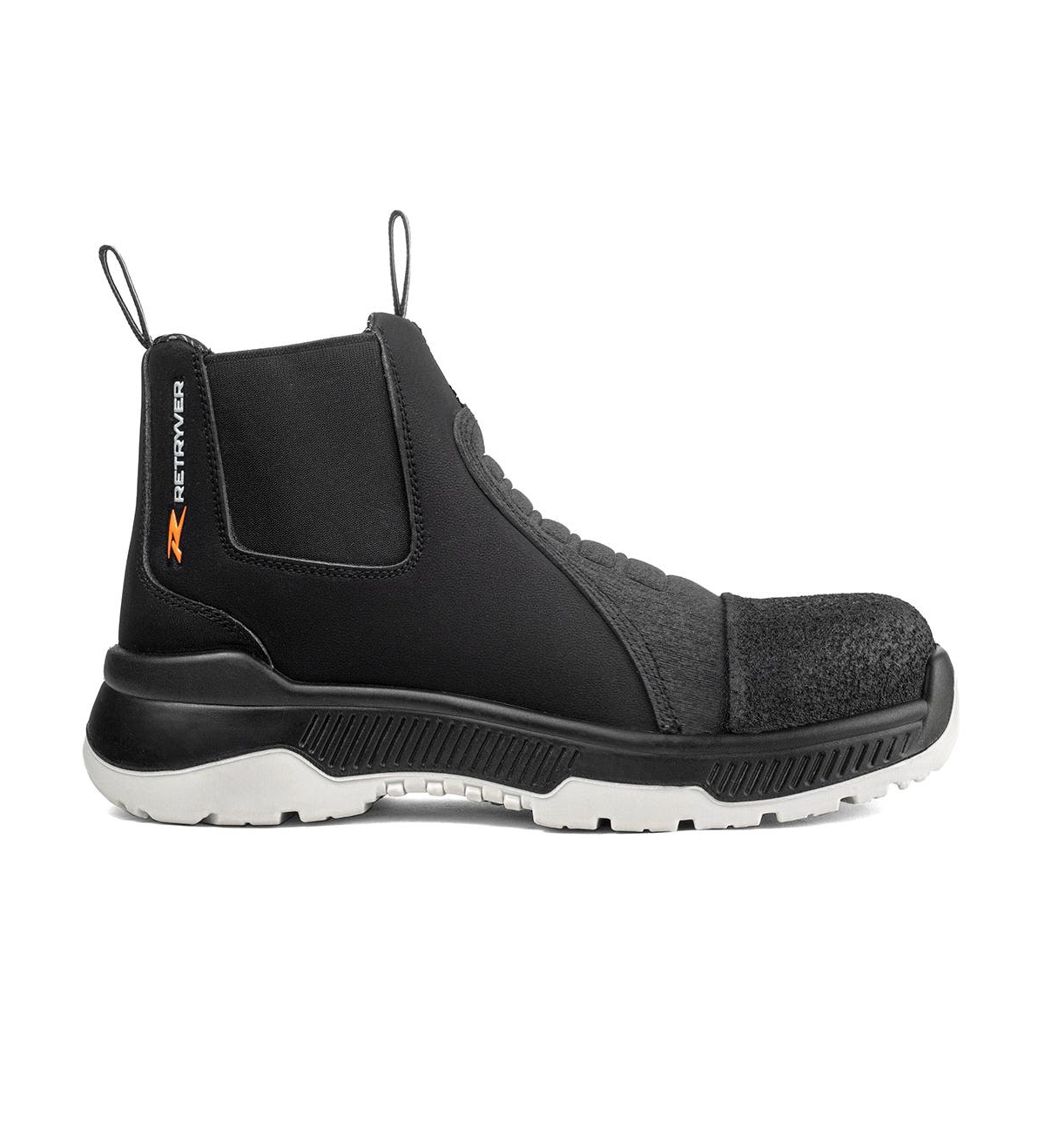 Click here for Retryver Mens Tundra Flex Safety toe Boots - Black prices