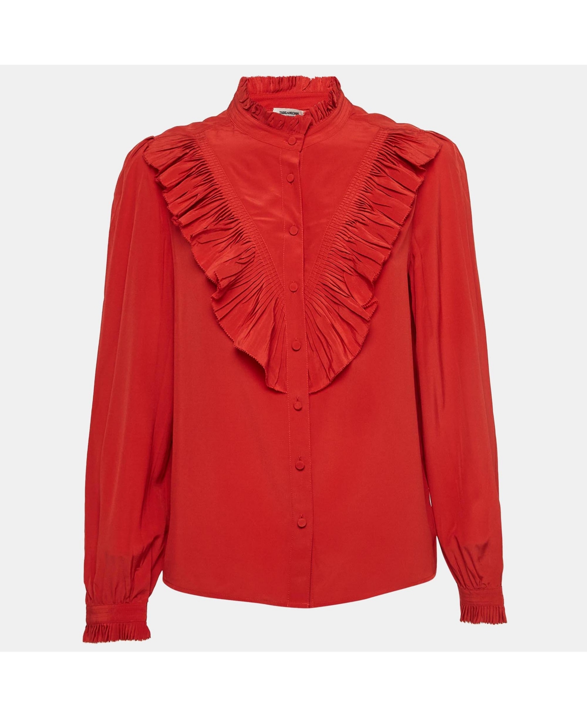 Click here for Pre-Owned Zadig & Voltaire Womens Silk Pleated Shi... prices