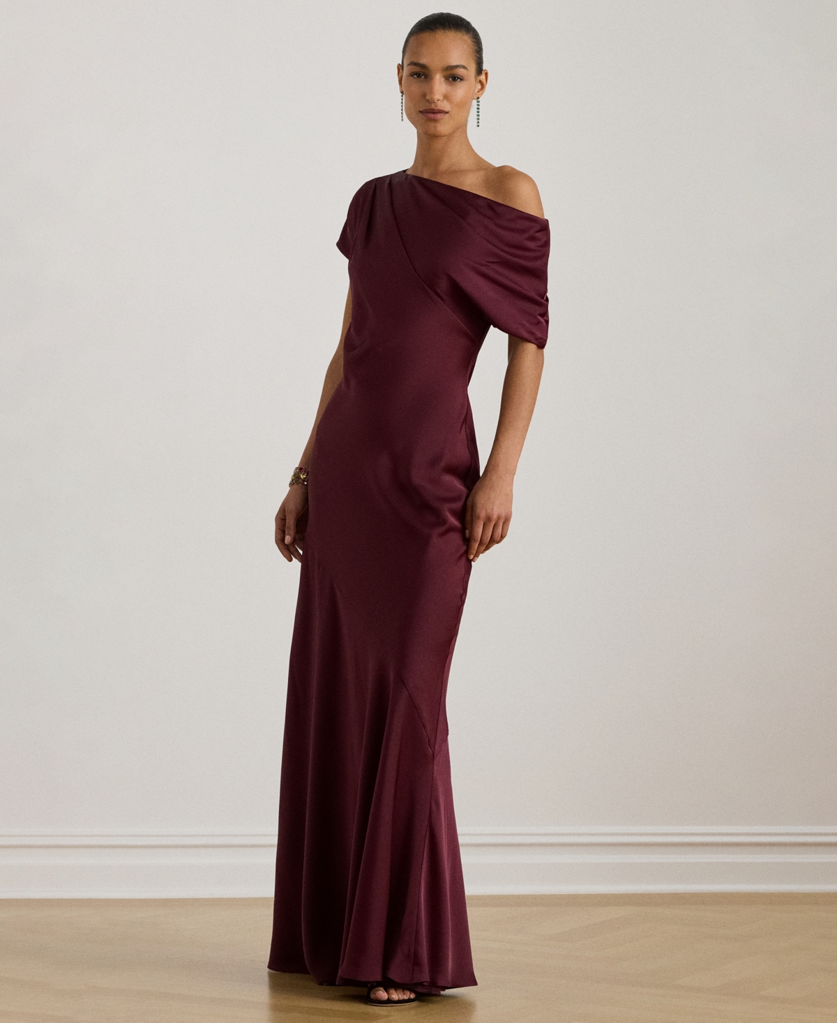 Click here for Lauren Ralph Lauren Womens Satin Charmeuse Off-the... prices