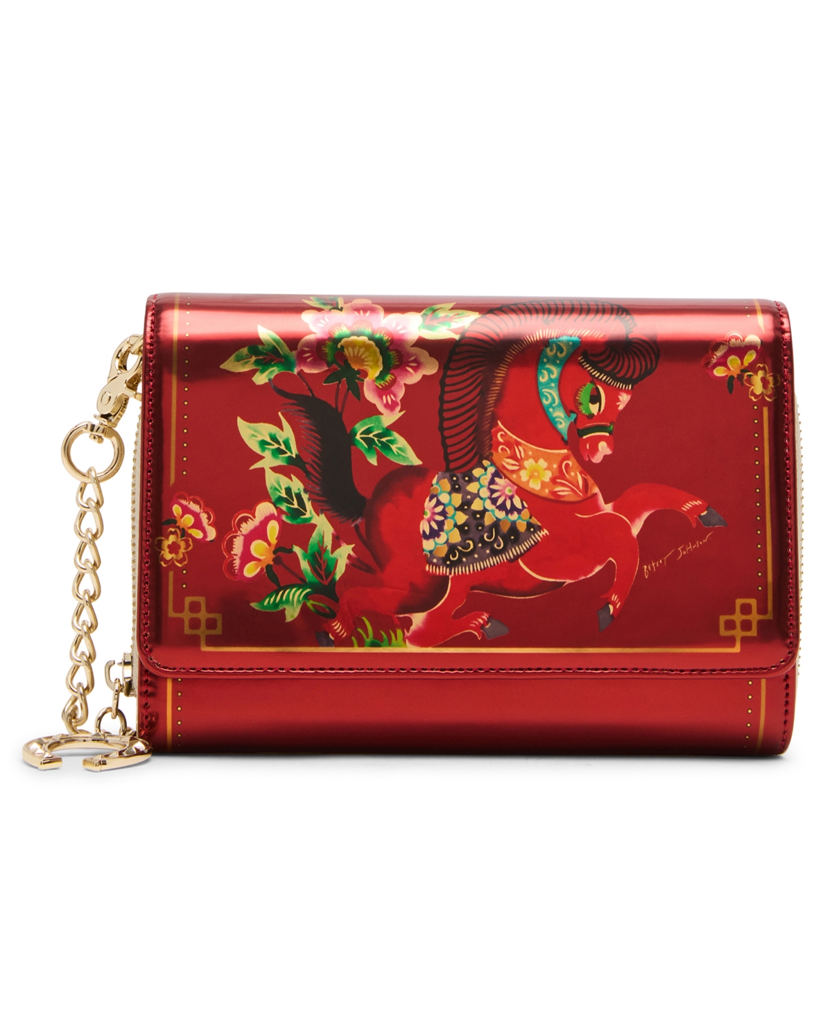 Click here for Betsey Johnson Cny Woc Mini Crossbody Bag - Red prices