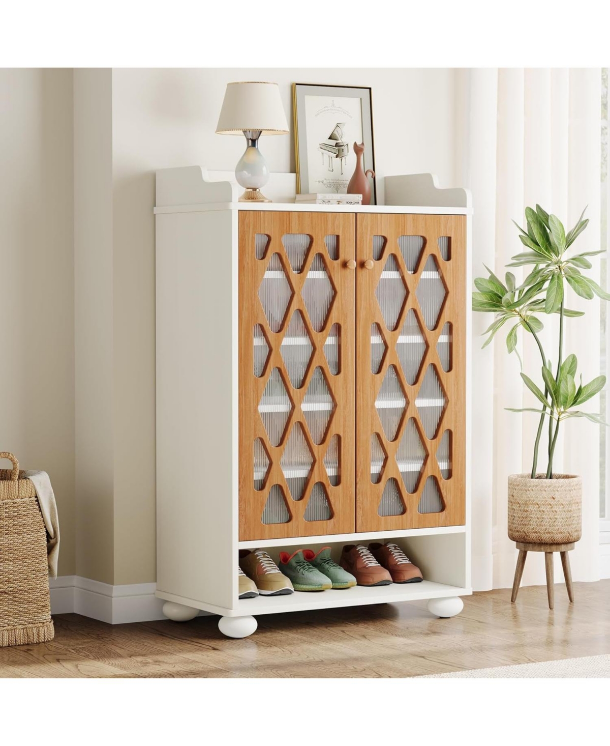 Click here for Tribesigns 7-Tier Shoe Cabinet with Doors  Shoe St... prices