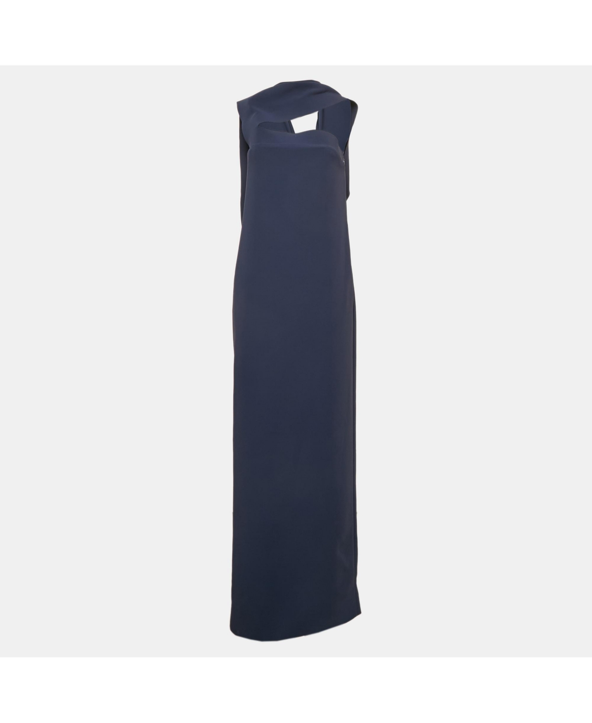 Click here for Pre-Owned Balenciaga Womens Navy Blue Crepe Drape... prices