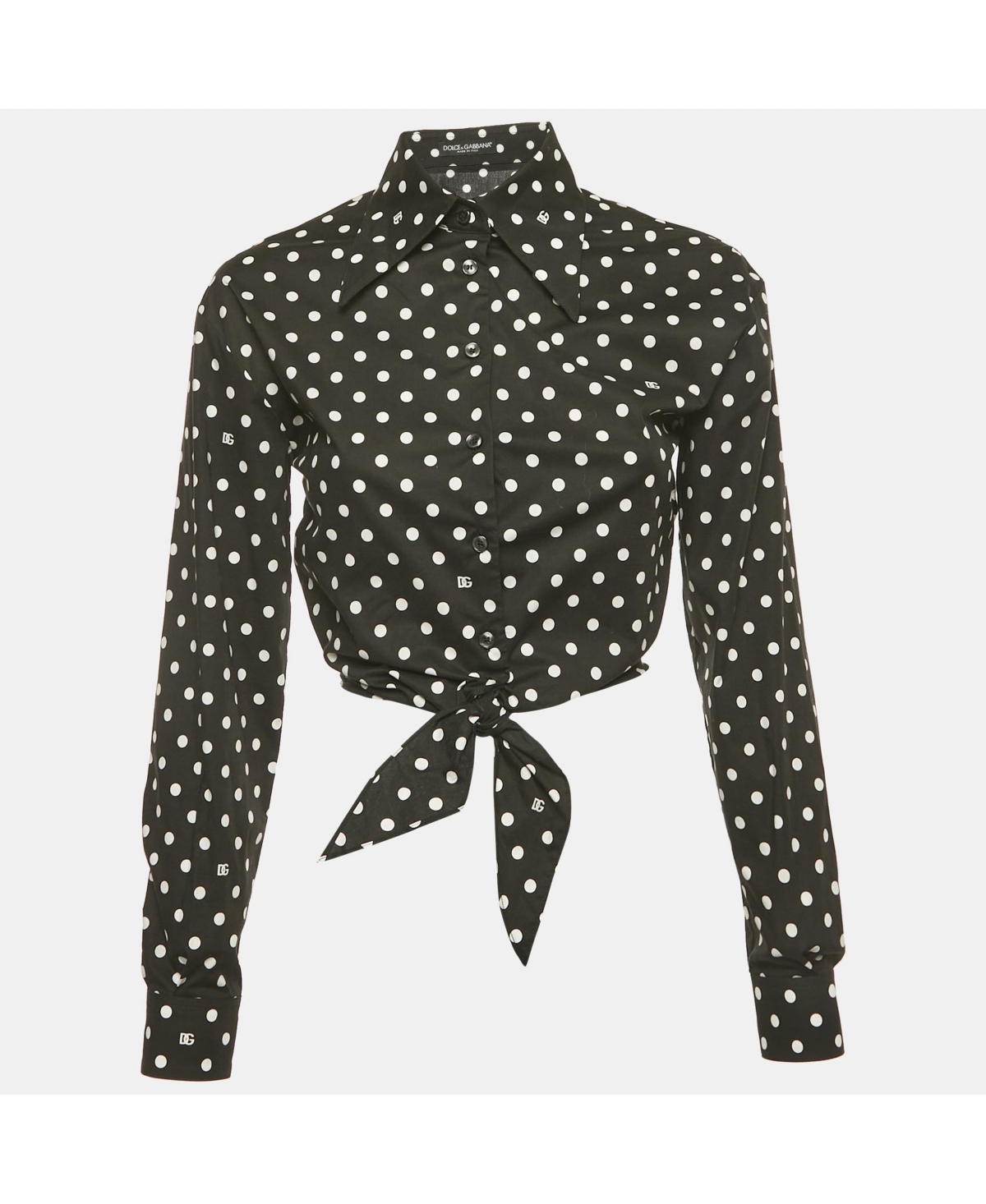 Click here for Pre-Owned Dolce & Gabbana Womens Black Polka Dots... prices