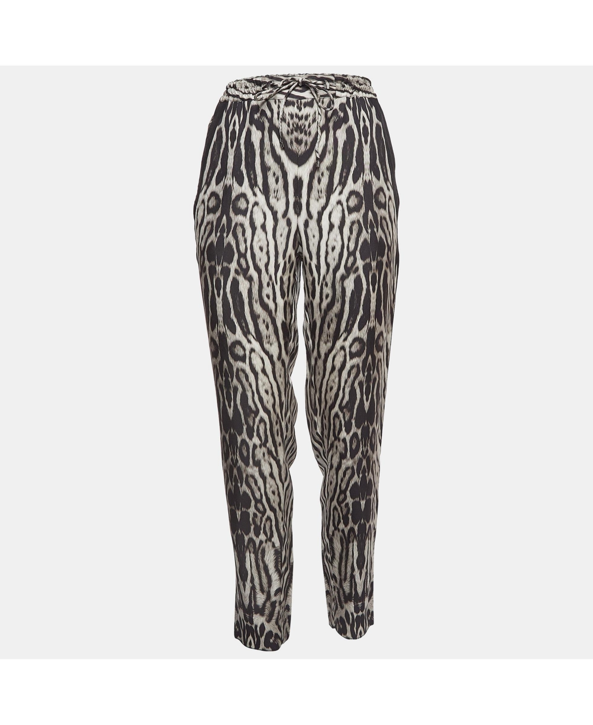 Click here for Pre-Owned Roberto Cavalli Womens Leopard Print Sil... prices